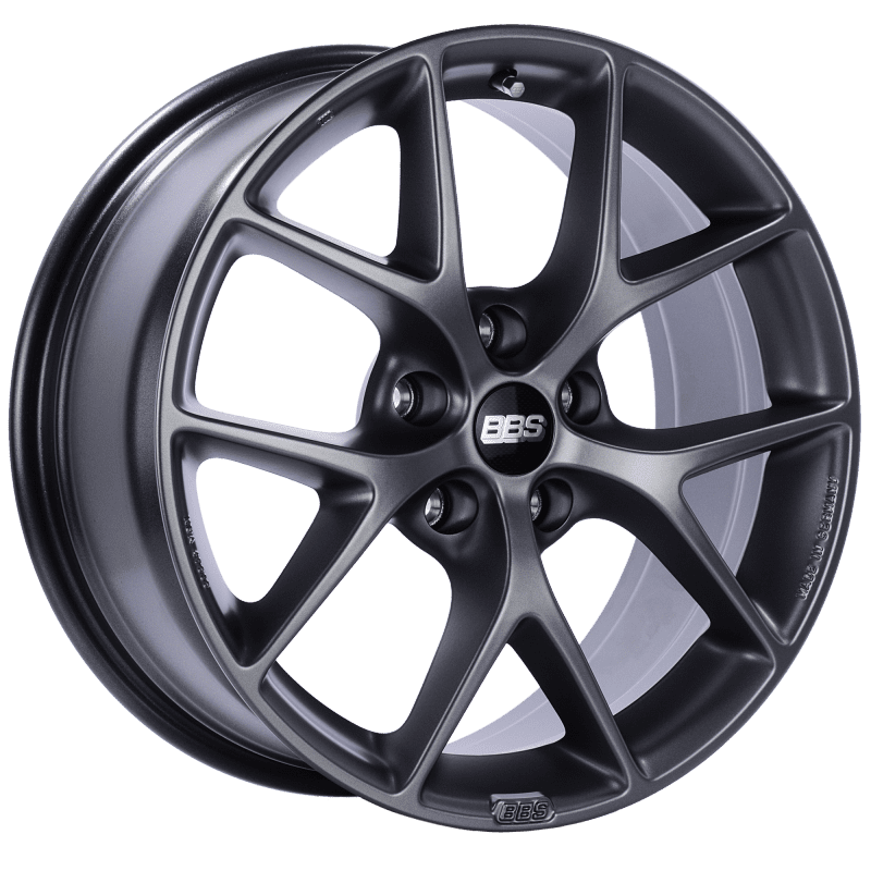 BBS SR Satin Grey Wheel with Painted Finish (18 x 8. inches /5 x 120 mm ...