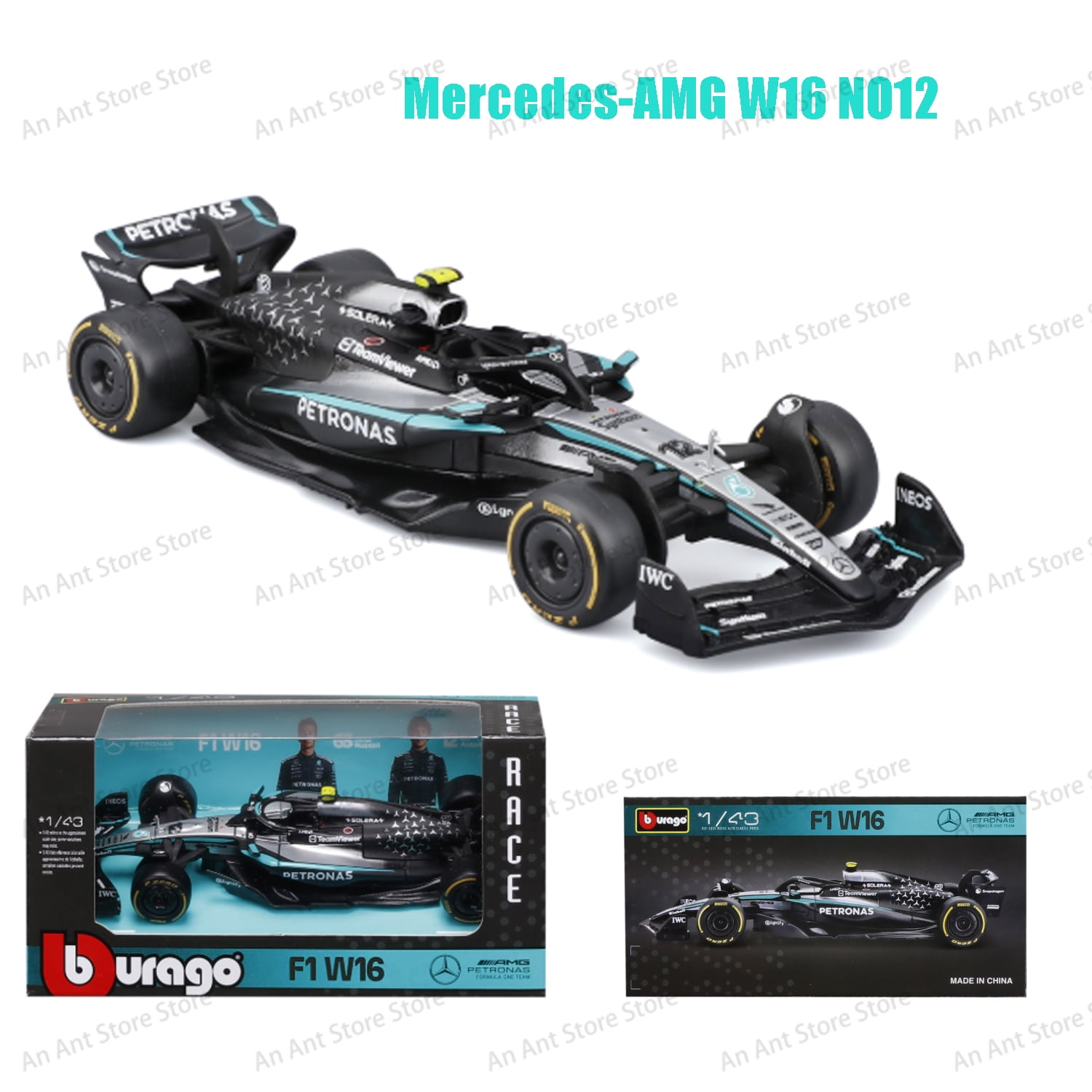 Bburago 1:43 Red Bull RB21 A525 MCL38 Monac Racing Martin Formula ...