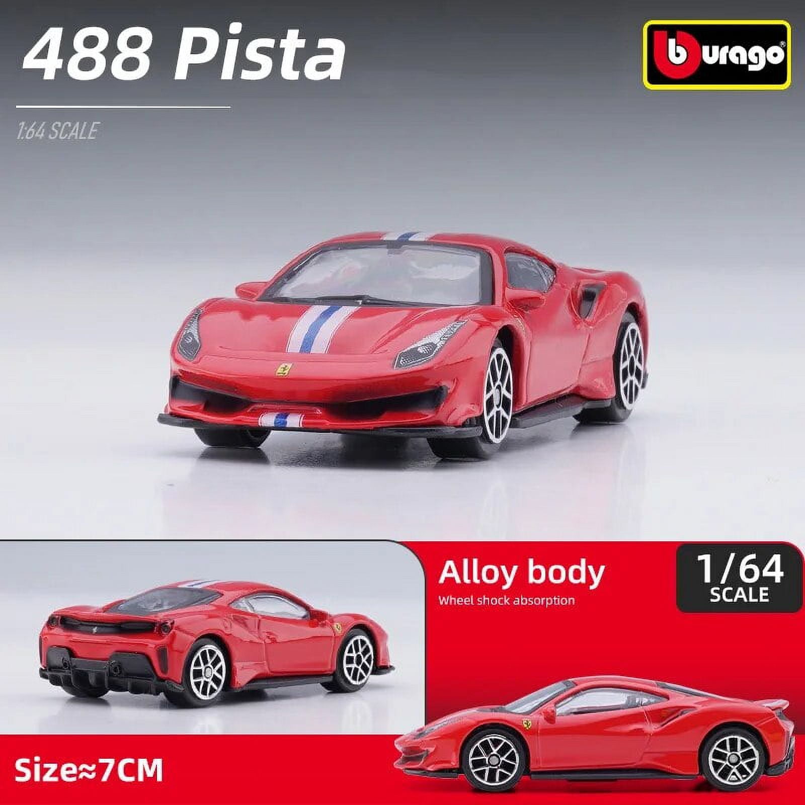 Bburago 1:64 Ferrari Model Car SF90 F430 ROMA 488PISTA 458GTB Alloy Car ...
