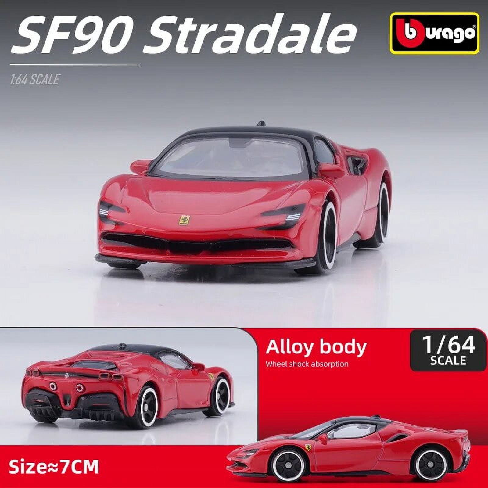 Bburago 1:64 Ferrari Model Car SF90 F430 ROMA 488PISTA 458GTB Alloy Car ...