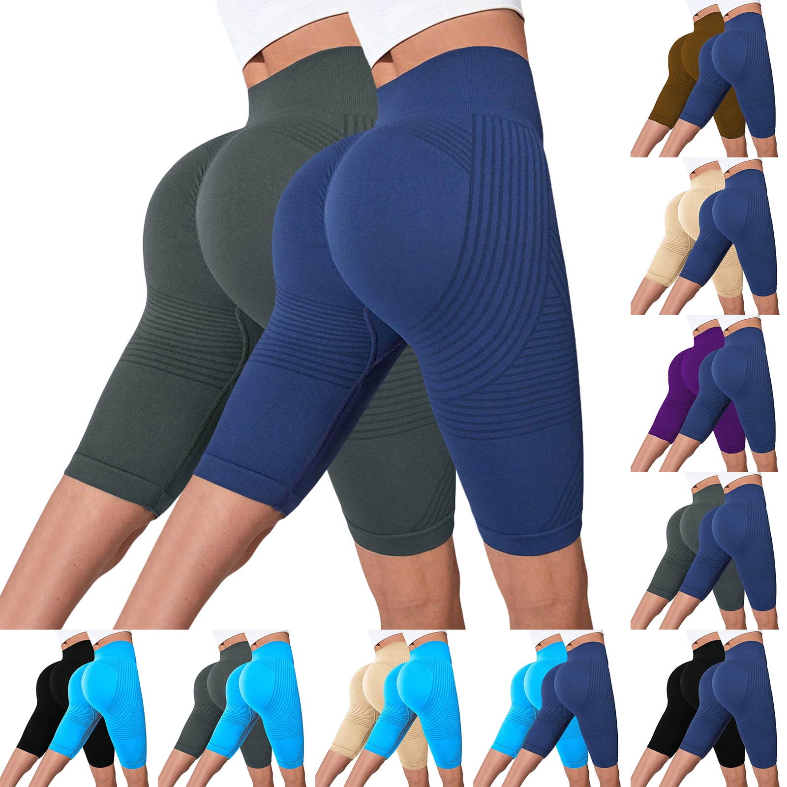 Bbyeadc 2 Pack 2026 NEW 3D Anti Cellulite Leggings Shorts for Women ...
