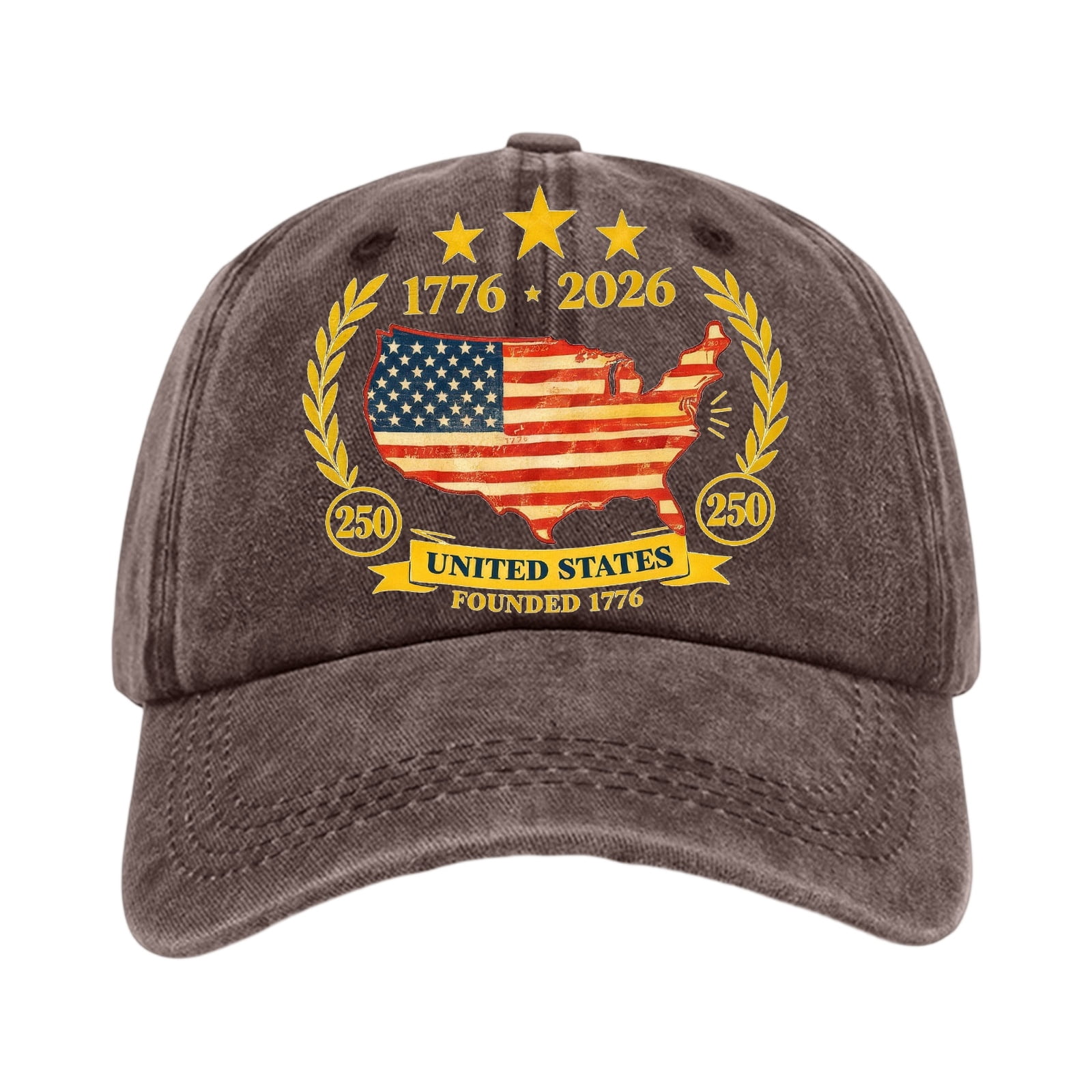 Bbyeadc 250 Anniversary United States Hat 1776-2026 Flag Letter Print ...