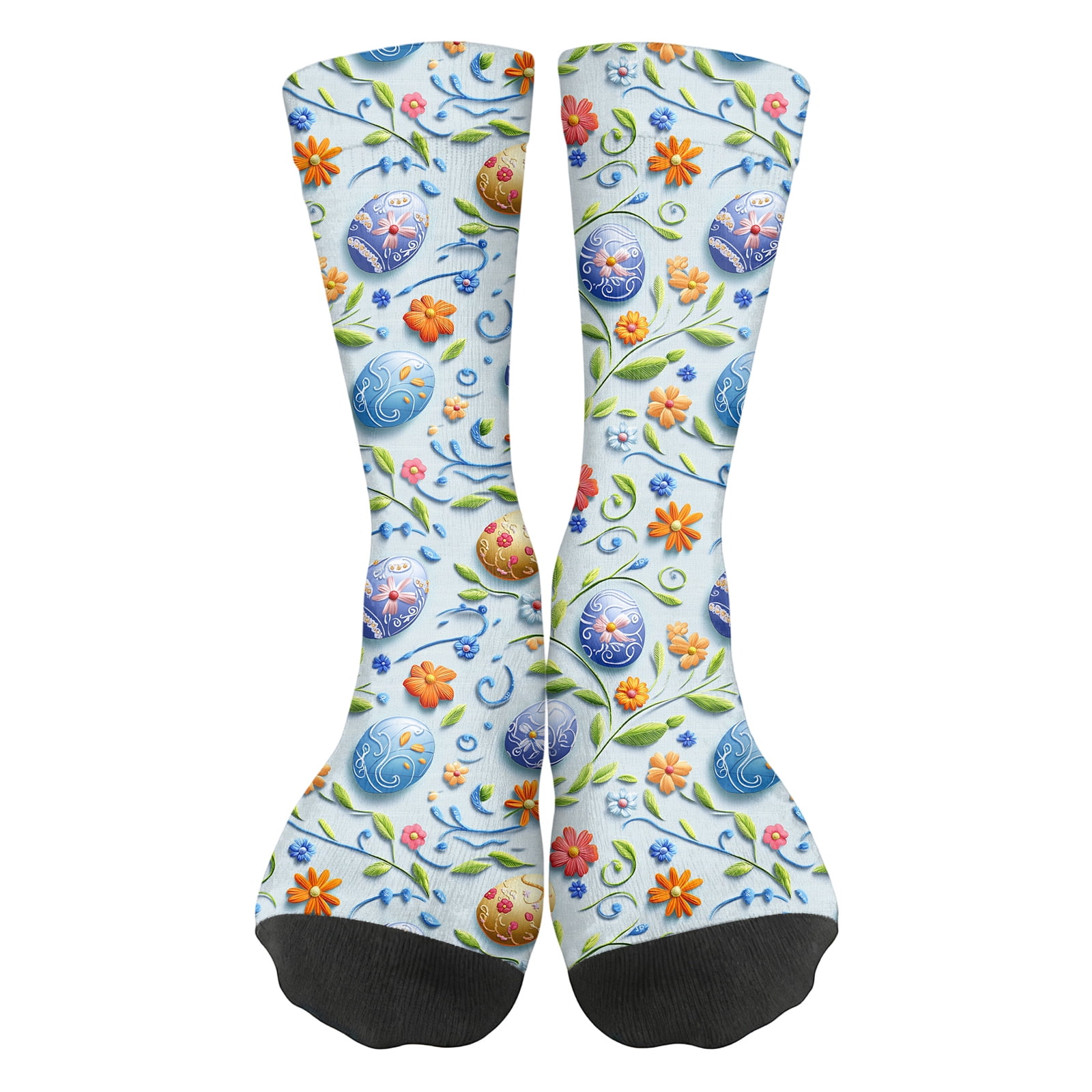 Bbyeadc Easter Women's Socks Rabbit Pattern Thickened Slipper Socks ...