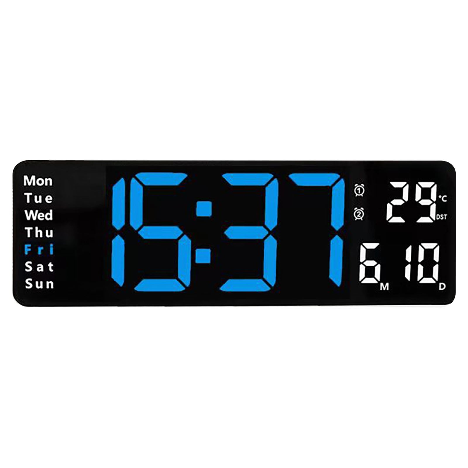 Bbyt Clock Large Led Digital Wall Clock Temperature Date Day Display ... Bbyt Clock Large Led Digital Wall Clock Temperature Date Day Display ...