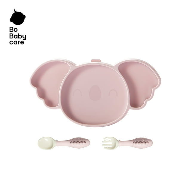 Bc Babycare Baby Plates Set Silicone Suction Plate for 6-36month Baby ...