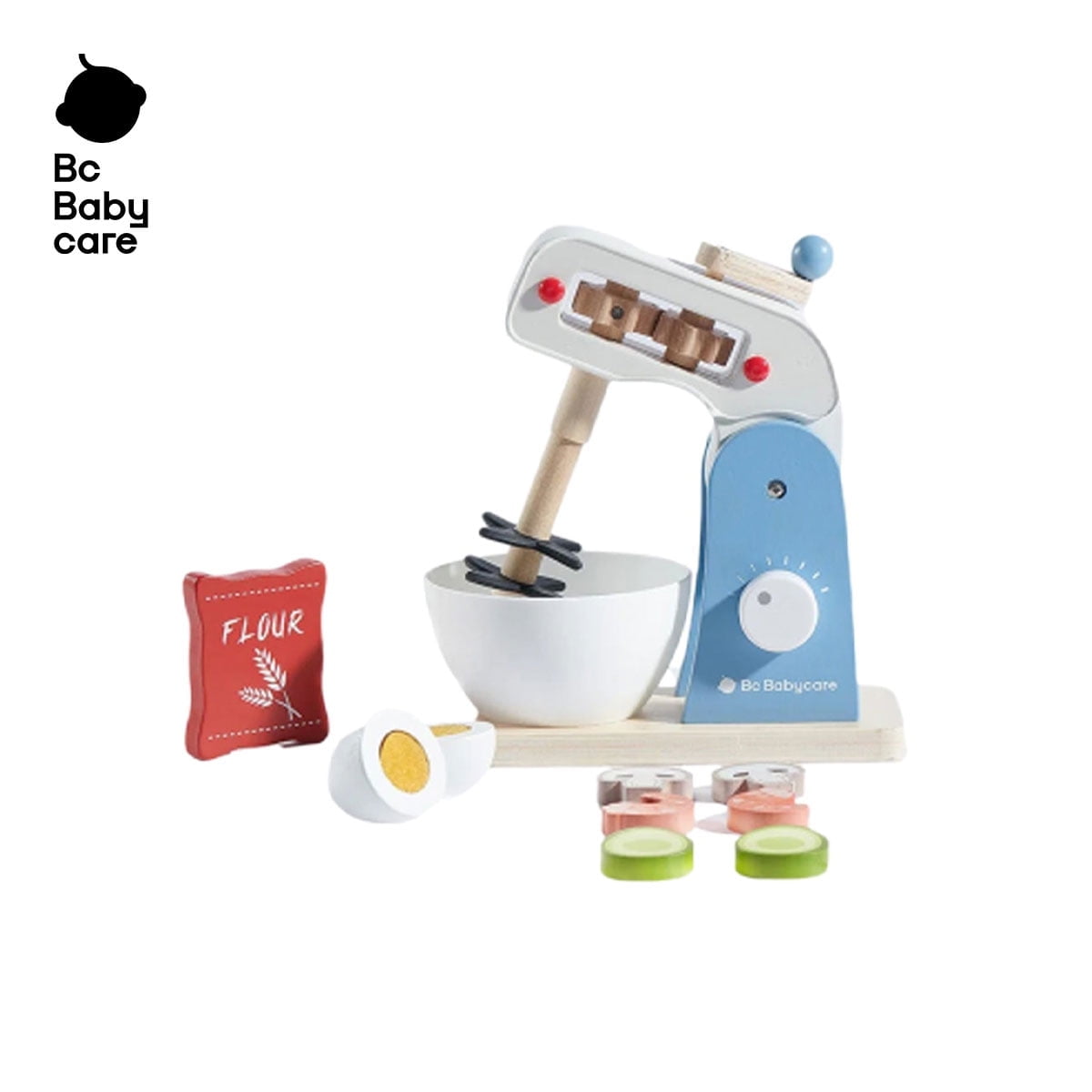 Bc Babycare Kids Blender and Mixer Set, Wooden Kitchen Play Set, Kids ...