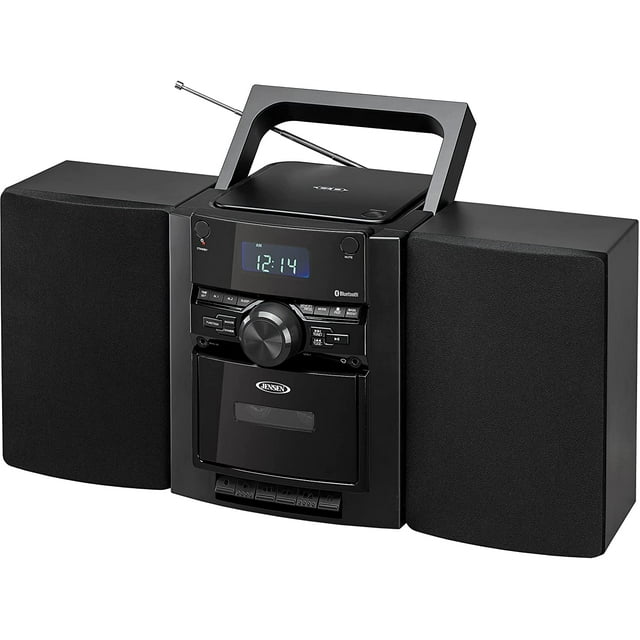 "BcTlyInc CD-785 Portable Bluetooth CD Music System with Cassette and ...