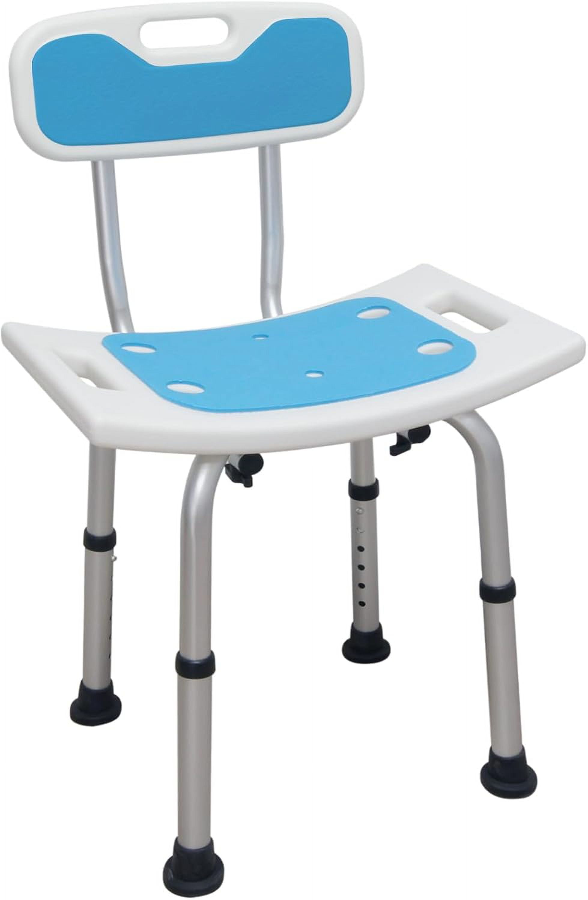 Shower Seat for Inside Shower Narrow Bathtub Bath Stool with Back with ...
