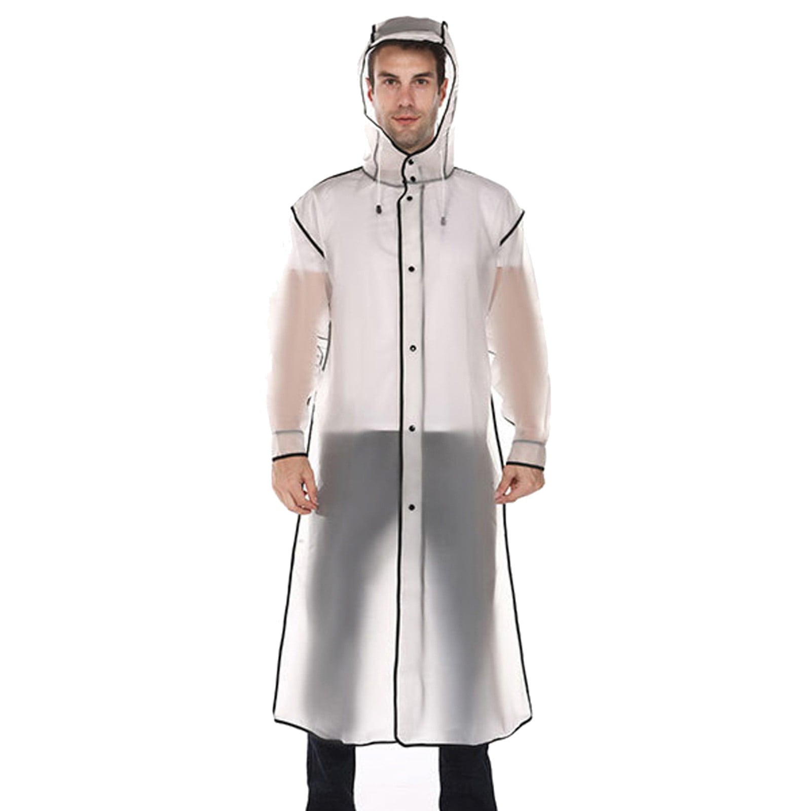 Bcfgryg Adult Wrapped Raincoat Mens And Womens Protective Jacket ...