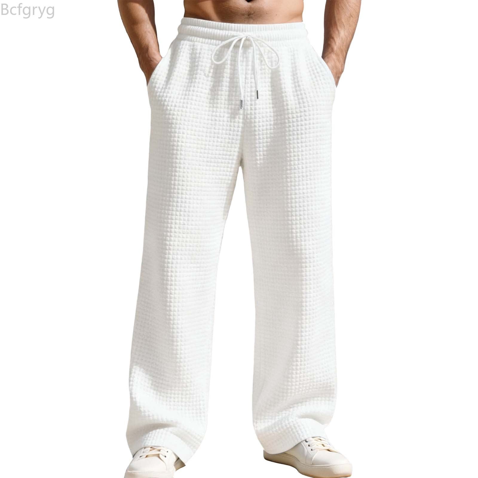 Bcfgryg Casual Pants For Autumn Winter Loose Fit Straight Leg Trousers ...