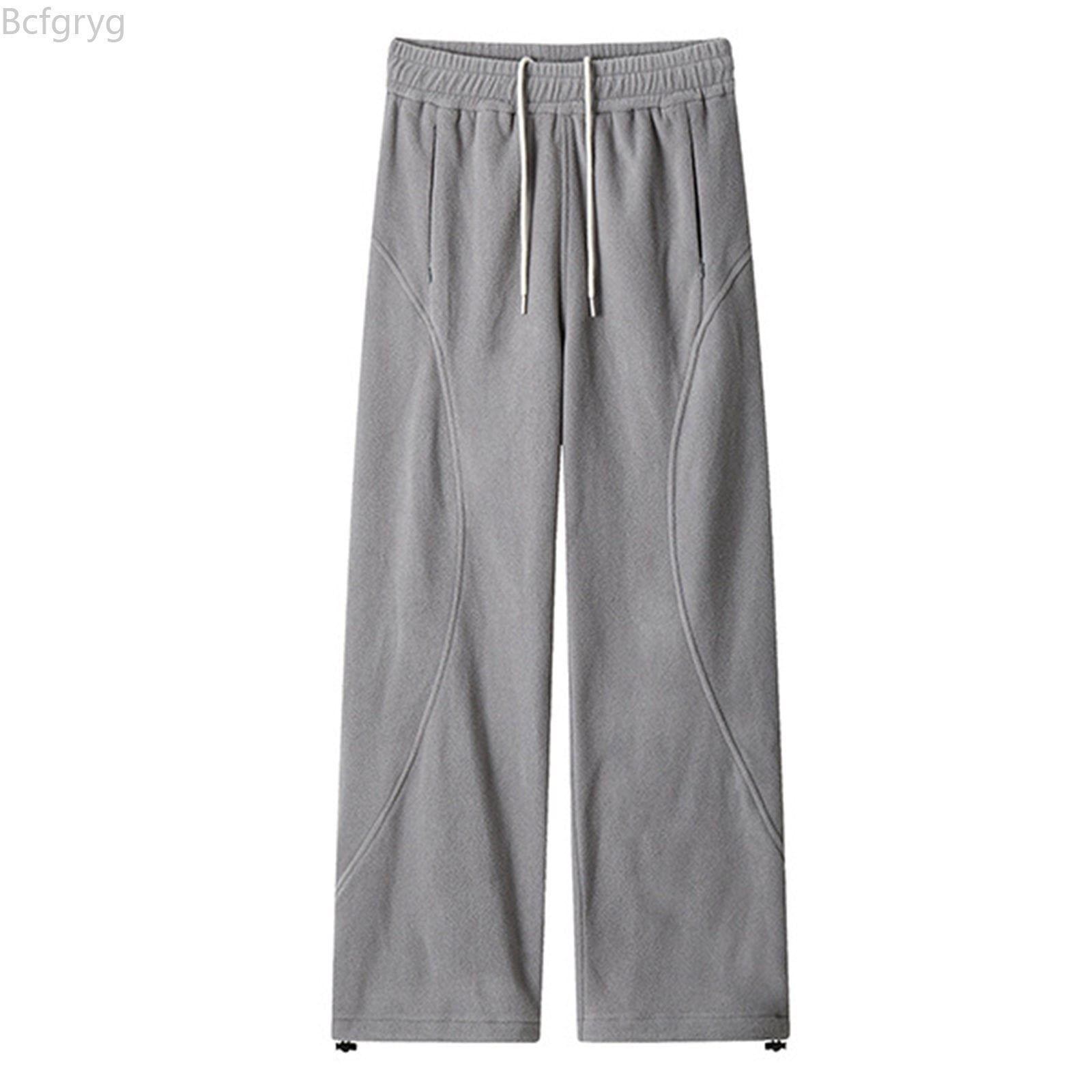 Bcfgryg Casual Straight Leg Pants Autumn Retro Loose Fit Japanese Style ...