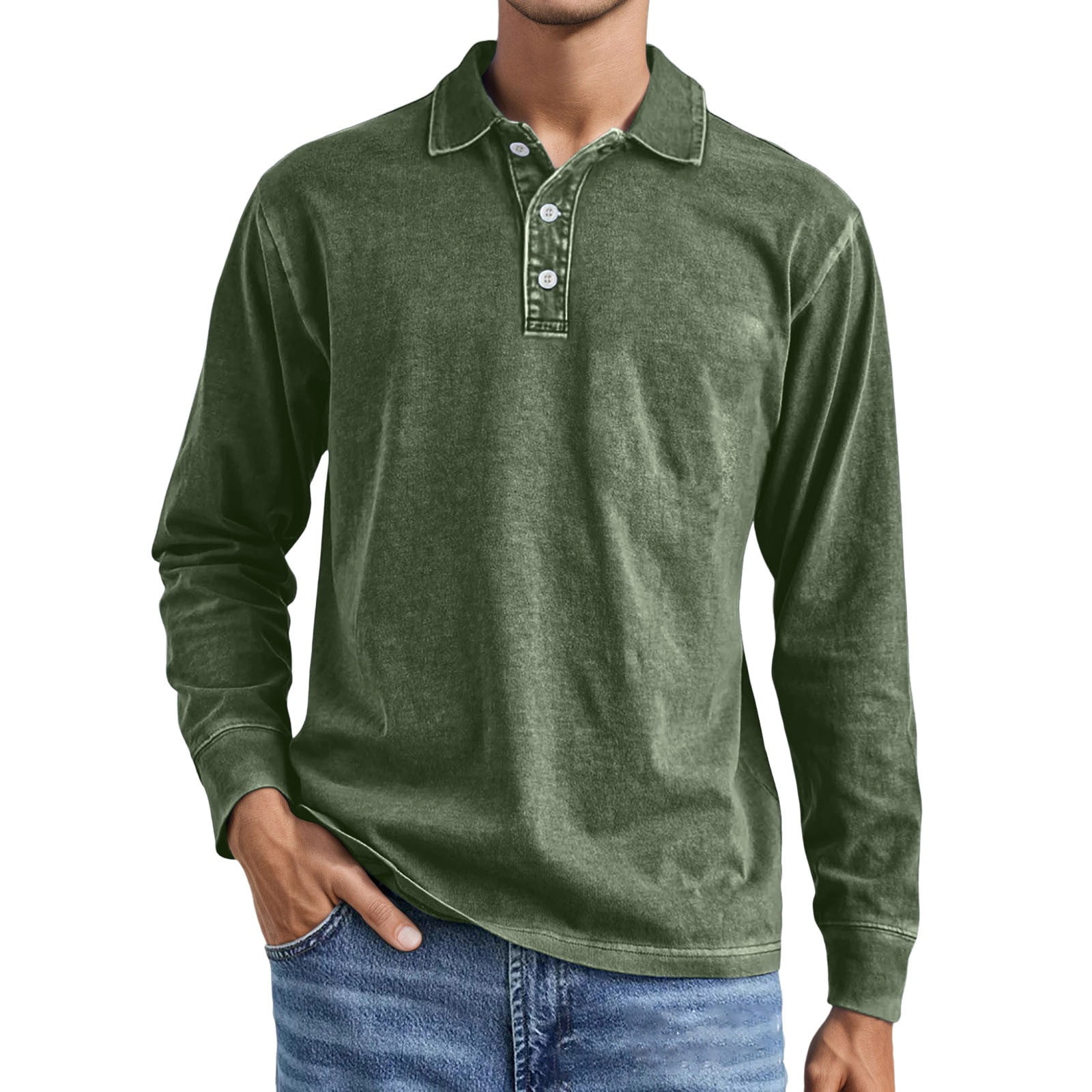 Bcfgryg Distressed Long Sleeve Shirts For Stylish Casual Men’S Formal ...
