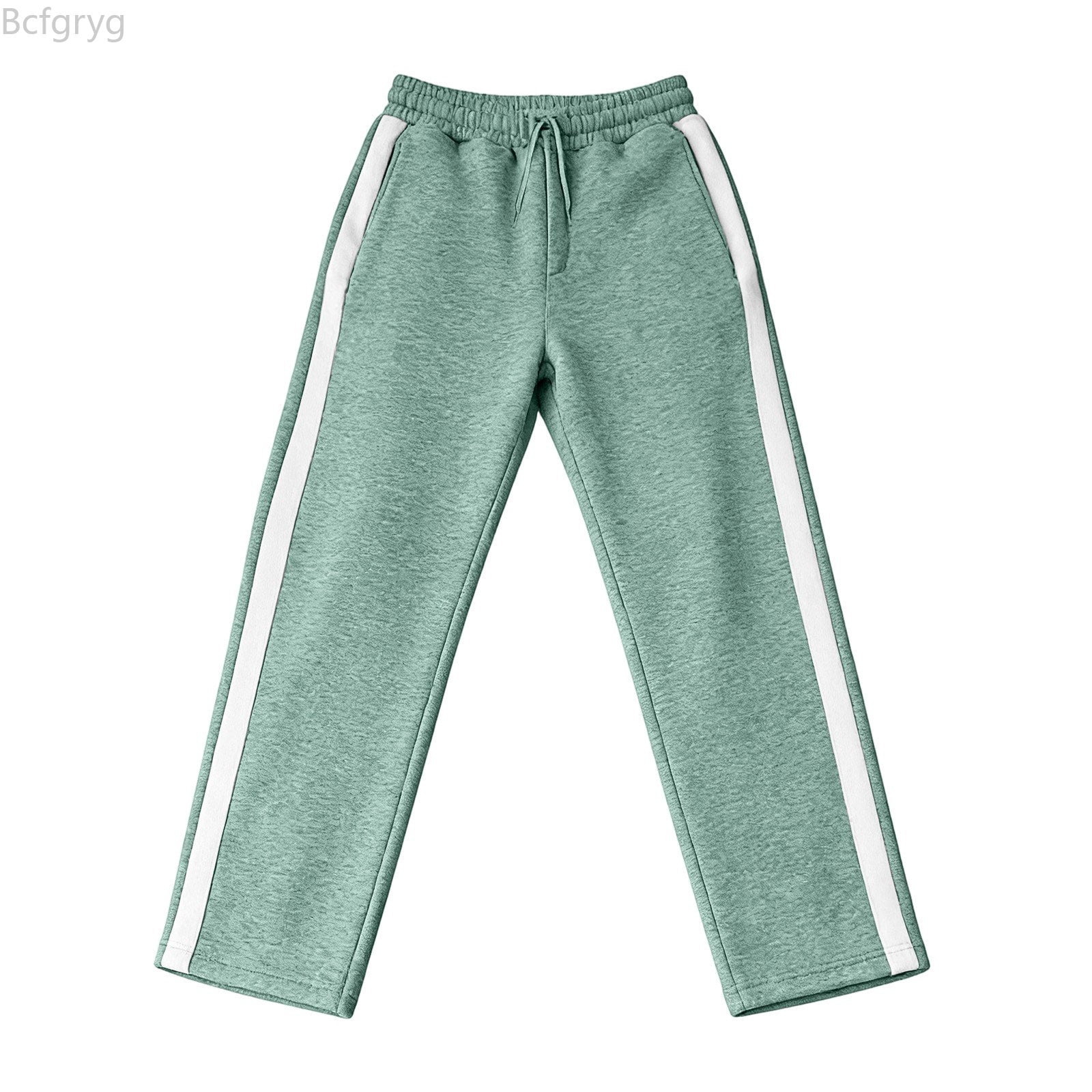 Bcfgryg European & Style Fashionable Loose Fit Casual Pants Solid Color ...
