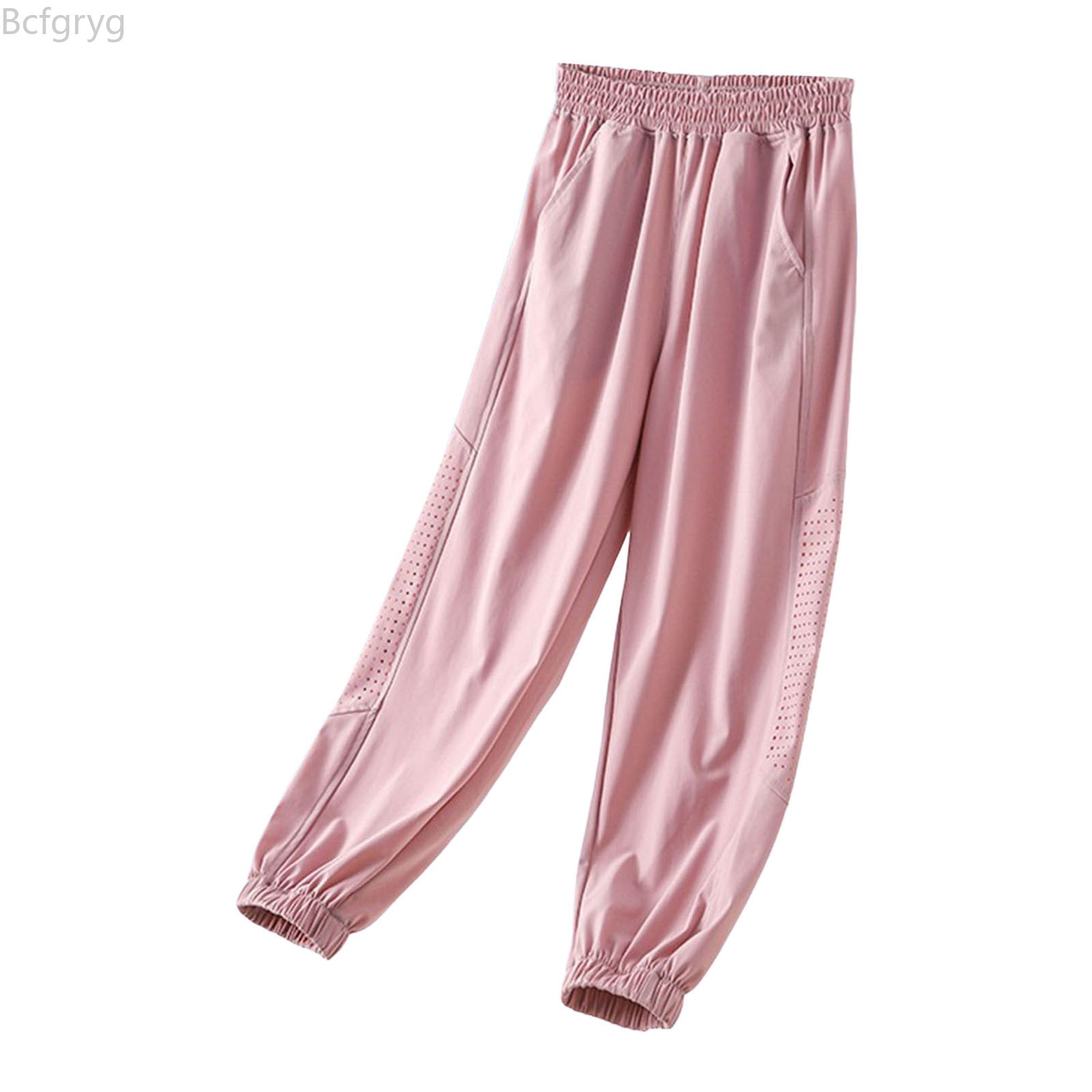 Bcfgryg Girls Summer Pants For Outdoor Play Comfortable Elastic Waist ...