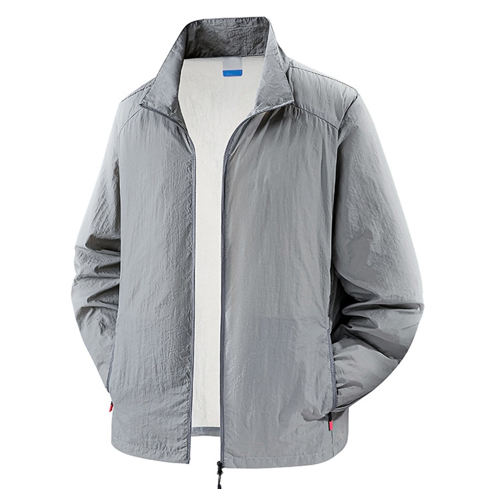 Bcfgryg Lightweight Breathable Men's Outdoor Sun Jacket Summer Casual ...