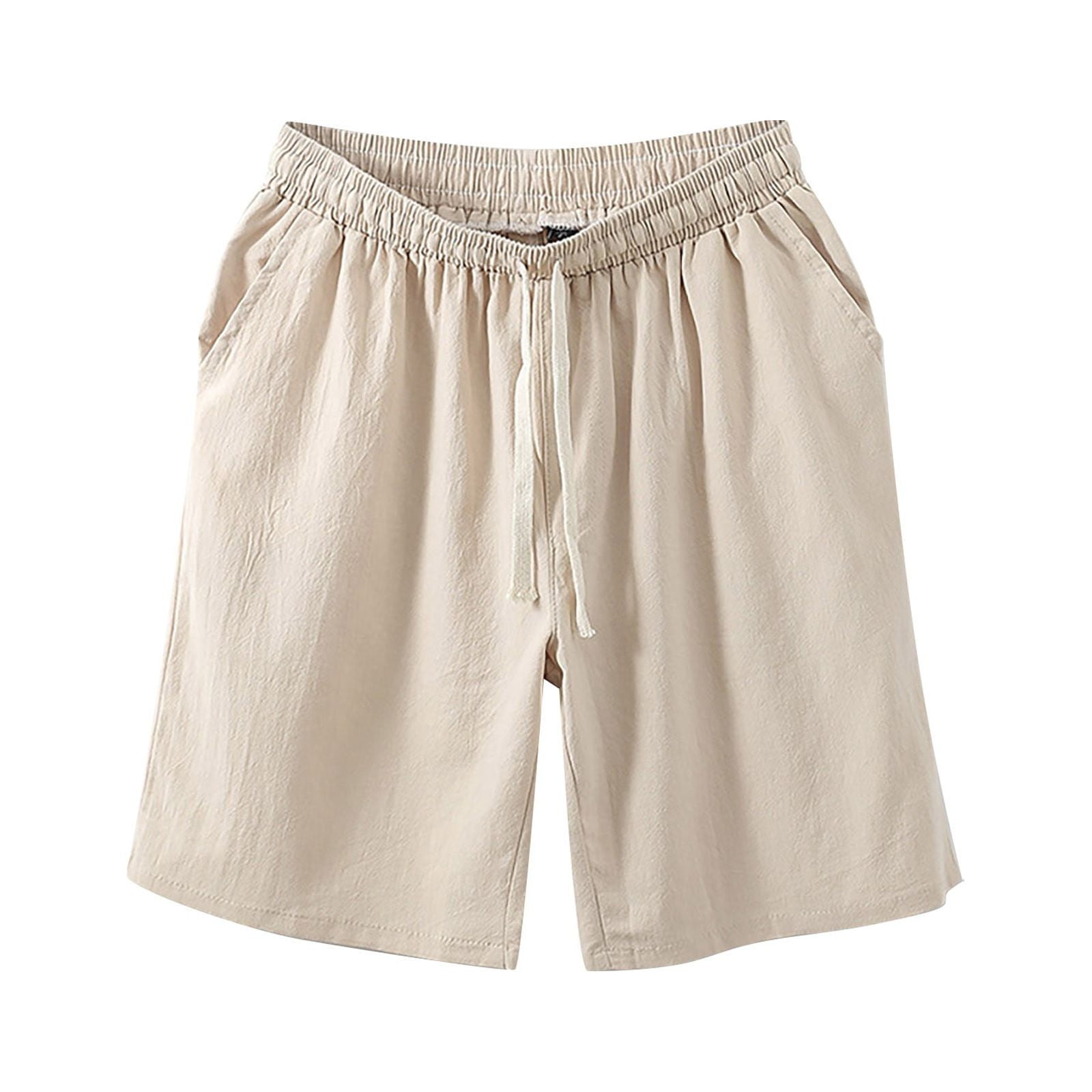 Bcfgryg Men'S Five Part Pants Casual Solid Color Loose Youth Japanese ...