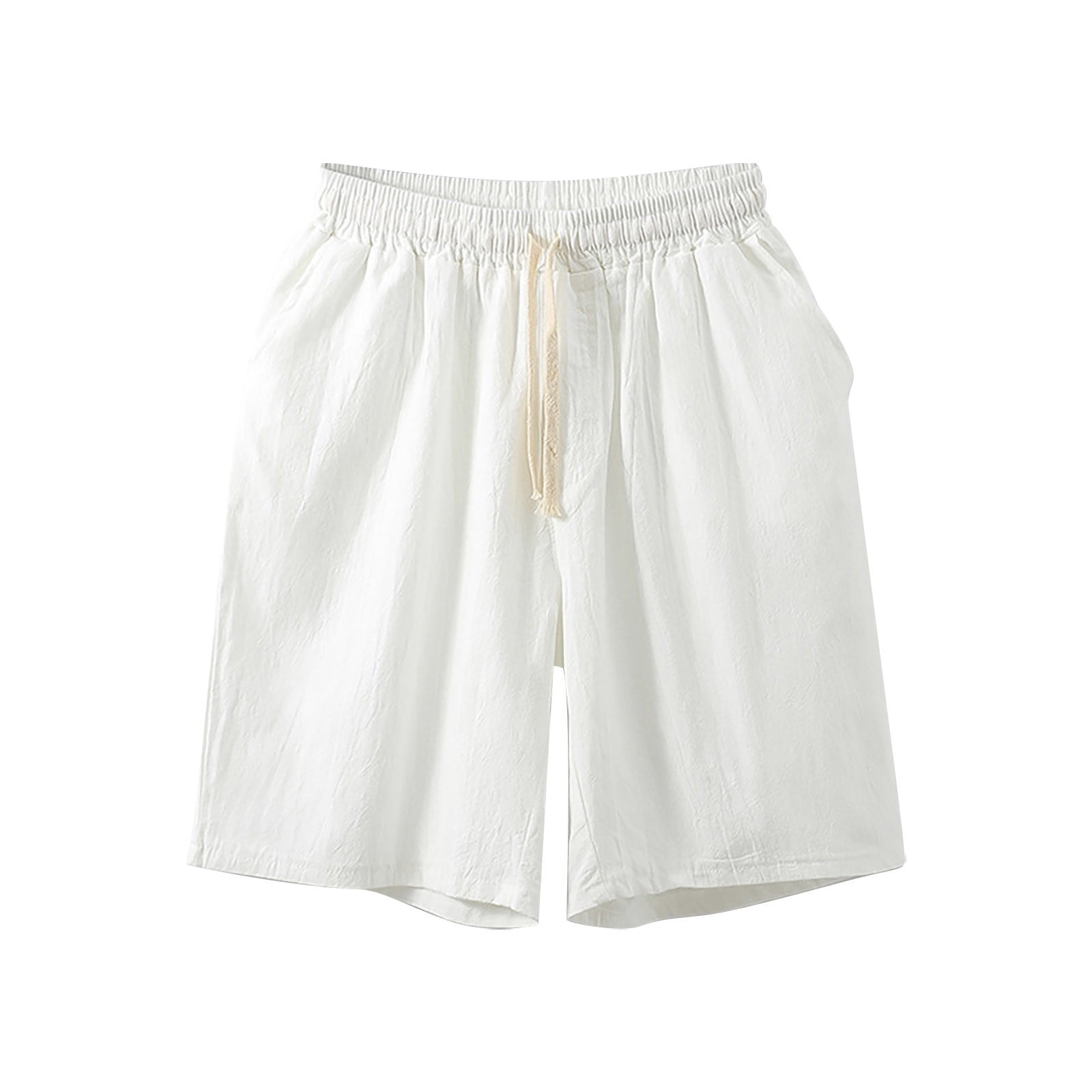 Bcfgryg Men'S Five Part Pants Casual Solid Color Loose Youth Japanese ...