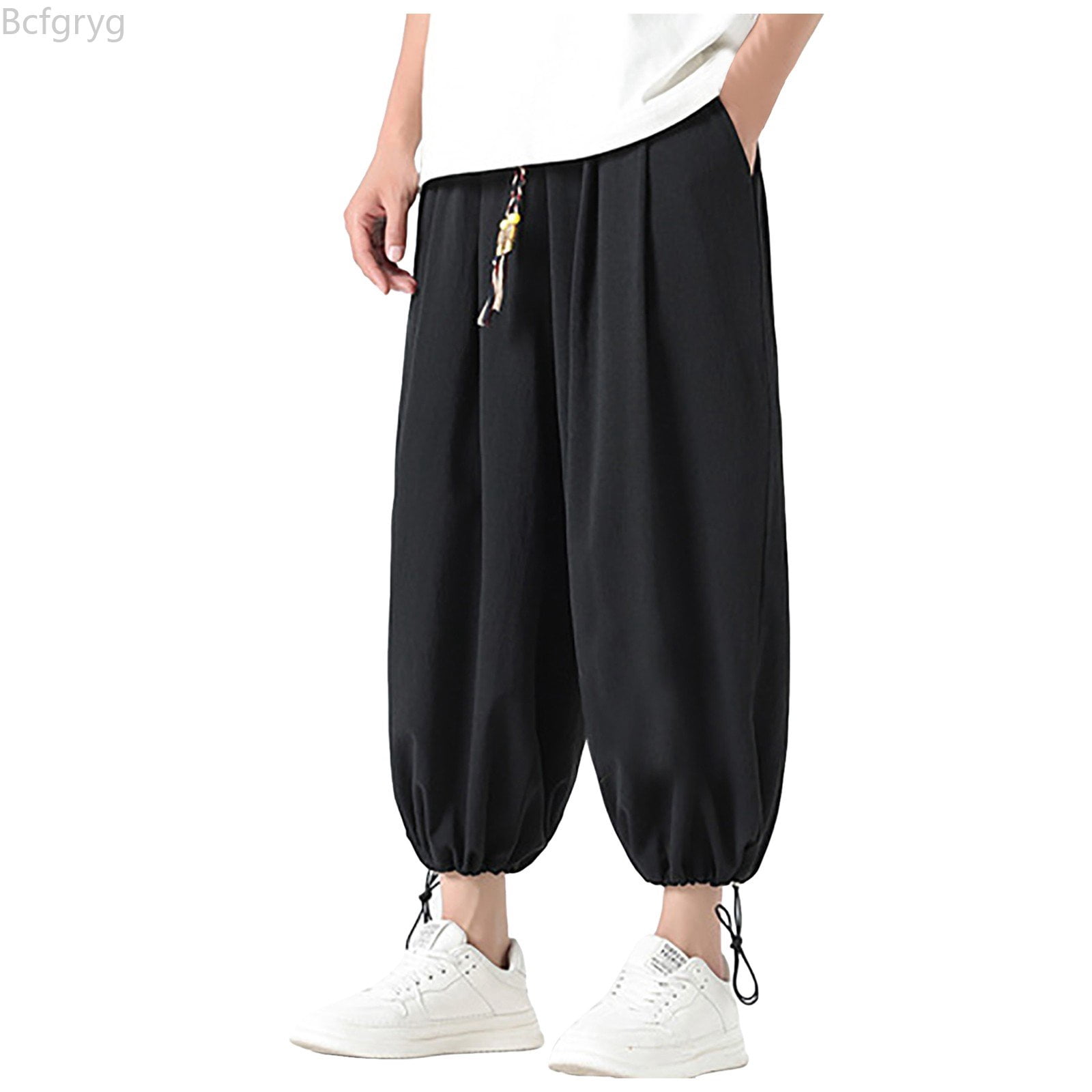Bcfgryg Men Trousers Comfortable And Soft Casual Pants Fashionable ...