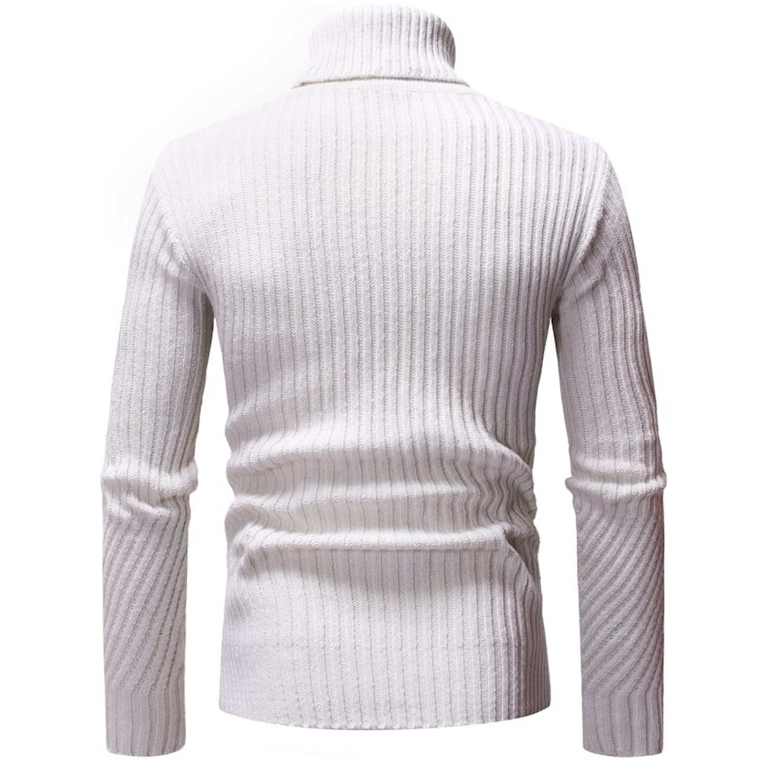 Bcfgryg Men's Autumn&Winter Solid Color Long Sleeve High Neck Slim ...