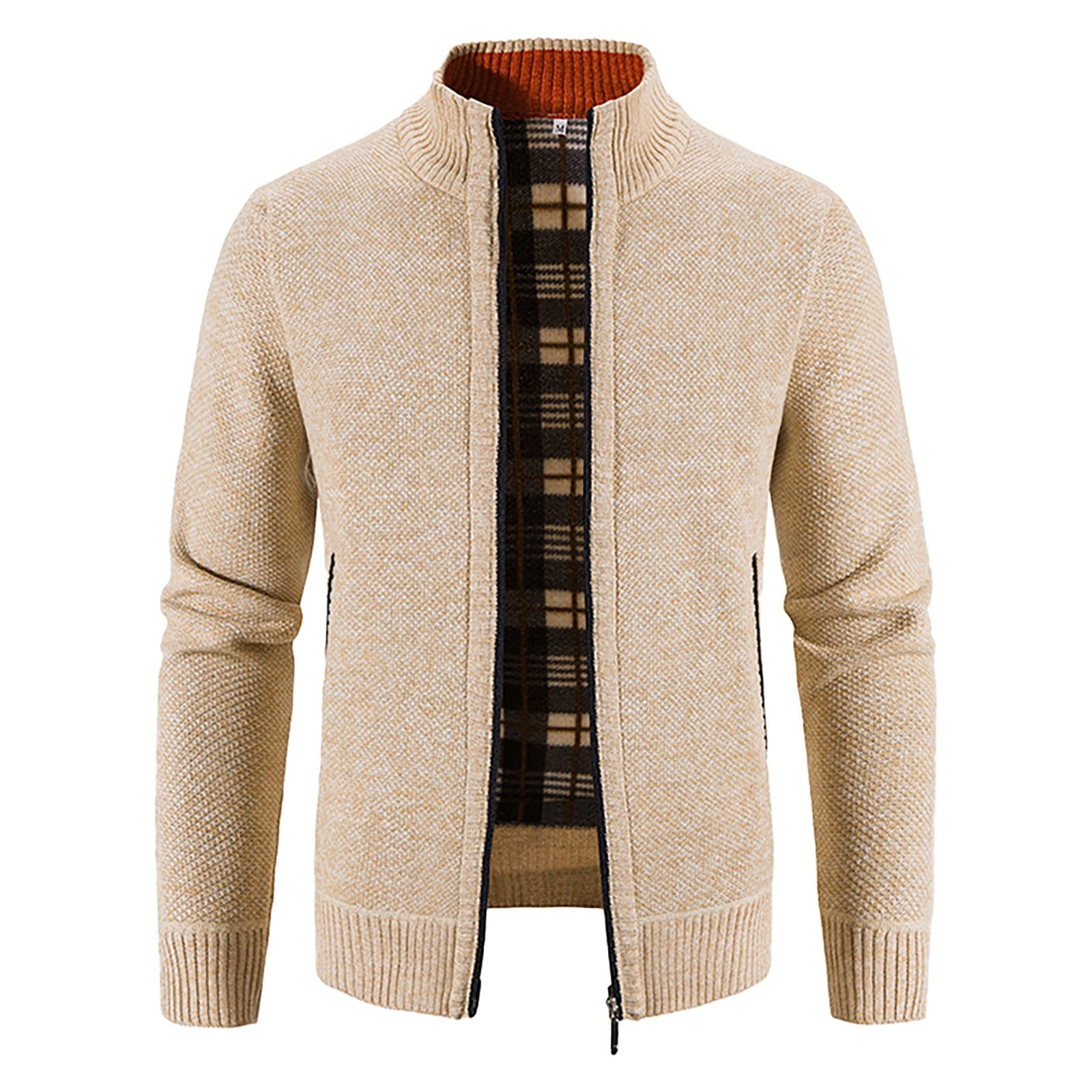 Bcfgryg Men's Casual Cardigan Sweaters Full Zip Sweaters Knitted ...