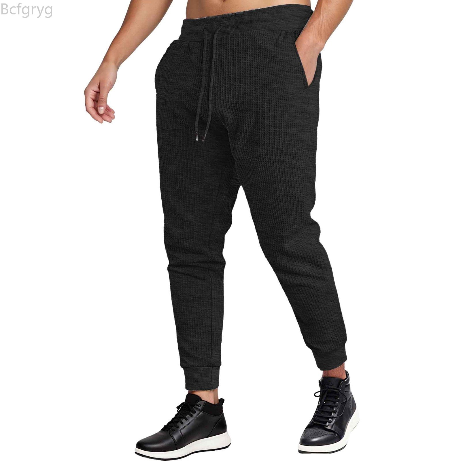 Bcfgryg Men's Casual Pants For Everyday Comfort And Style Slim Fit With ...
