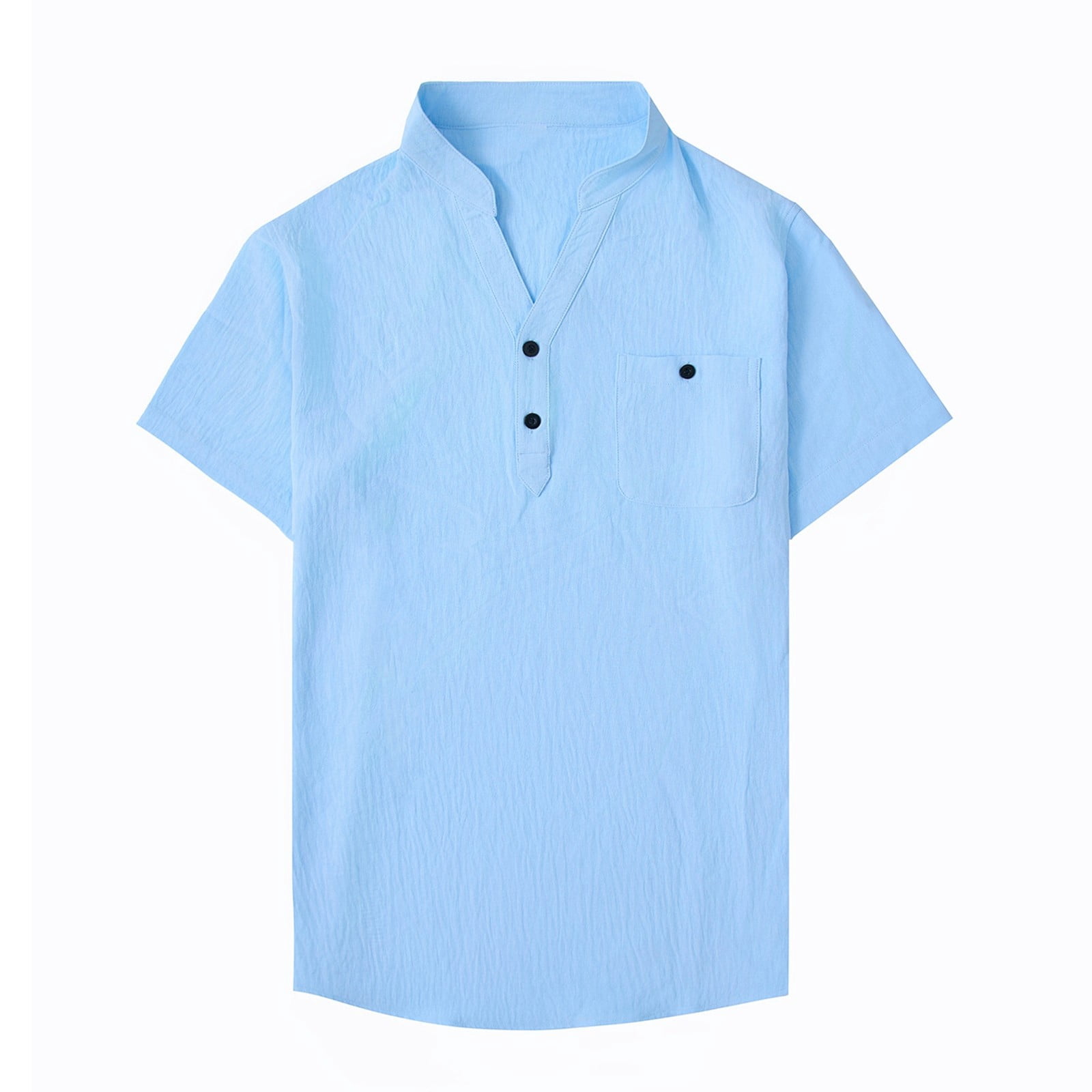 Bcfgryg Men's Casual T Shirt Breathable Summer Daily Wear Solid Color ...