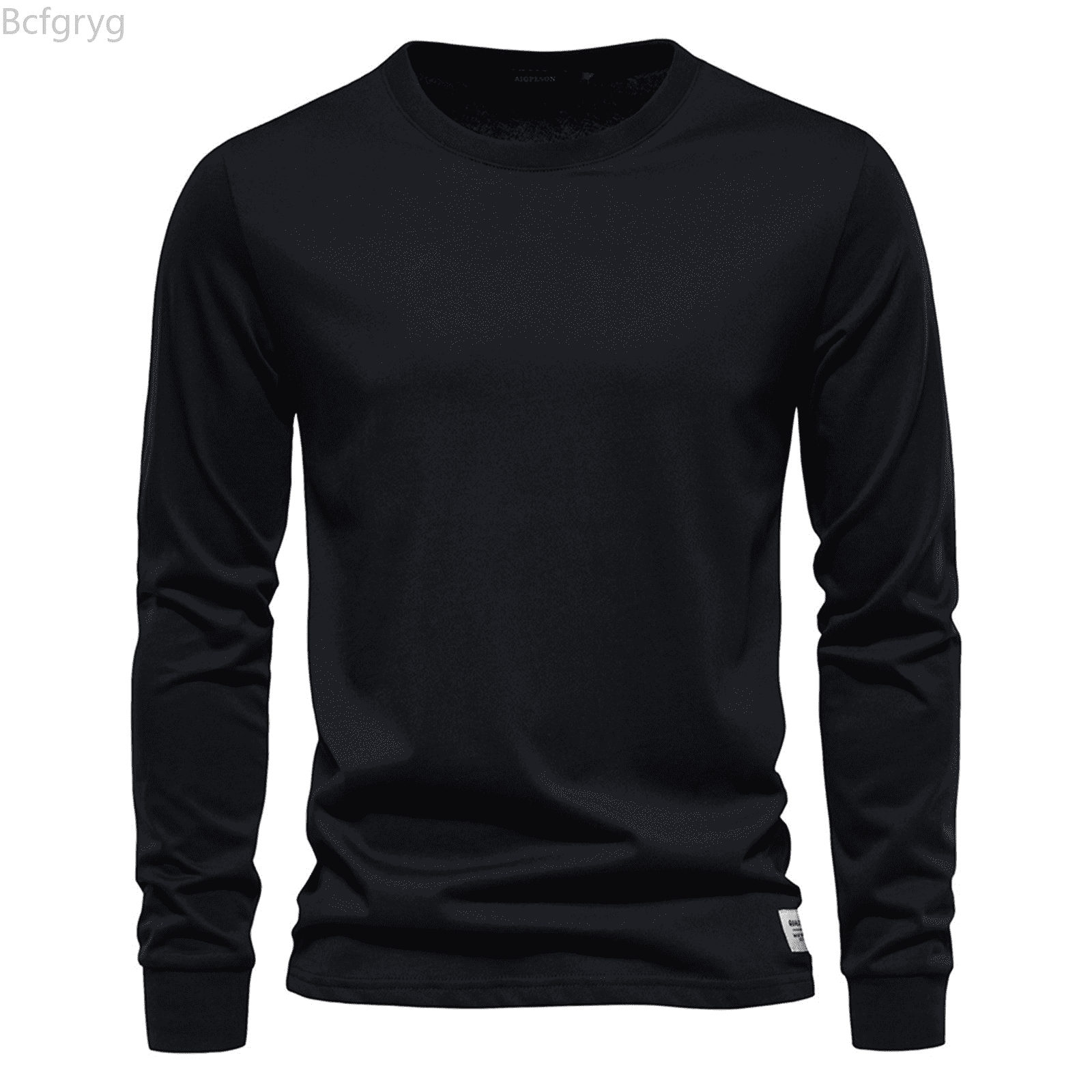 Bcfgryg Men's Long Sleeve Compression Shirts Solid Color Winter Warm ...