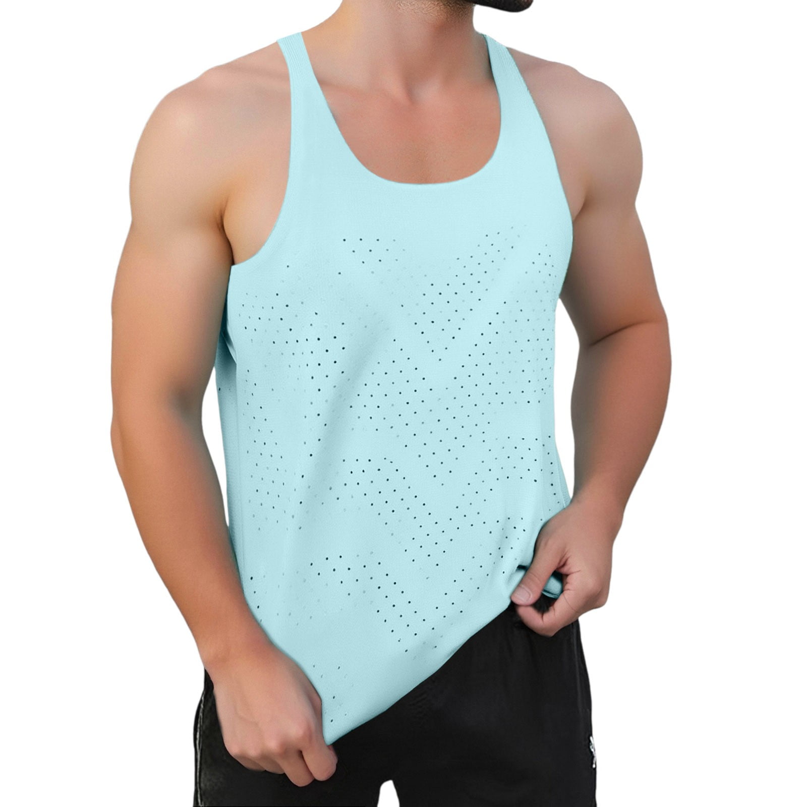Bcfgryg Men's Quick Drying Vest Lightweight Track And Field Training ...