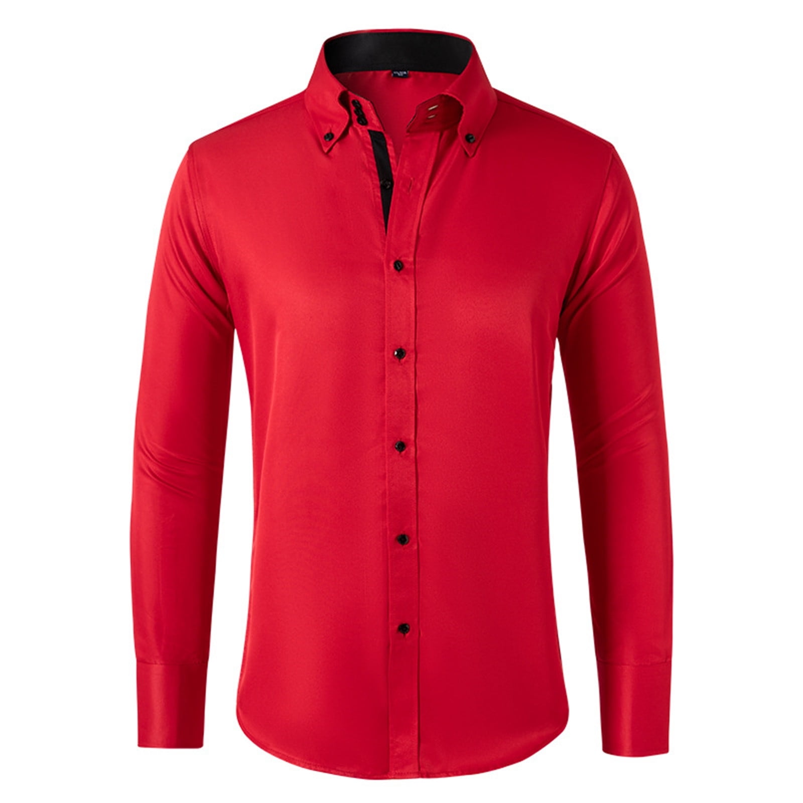 Bcfgryg Men's Shirt Spring And Autumn New Business Casual French ...