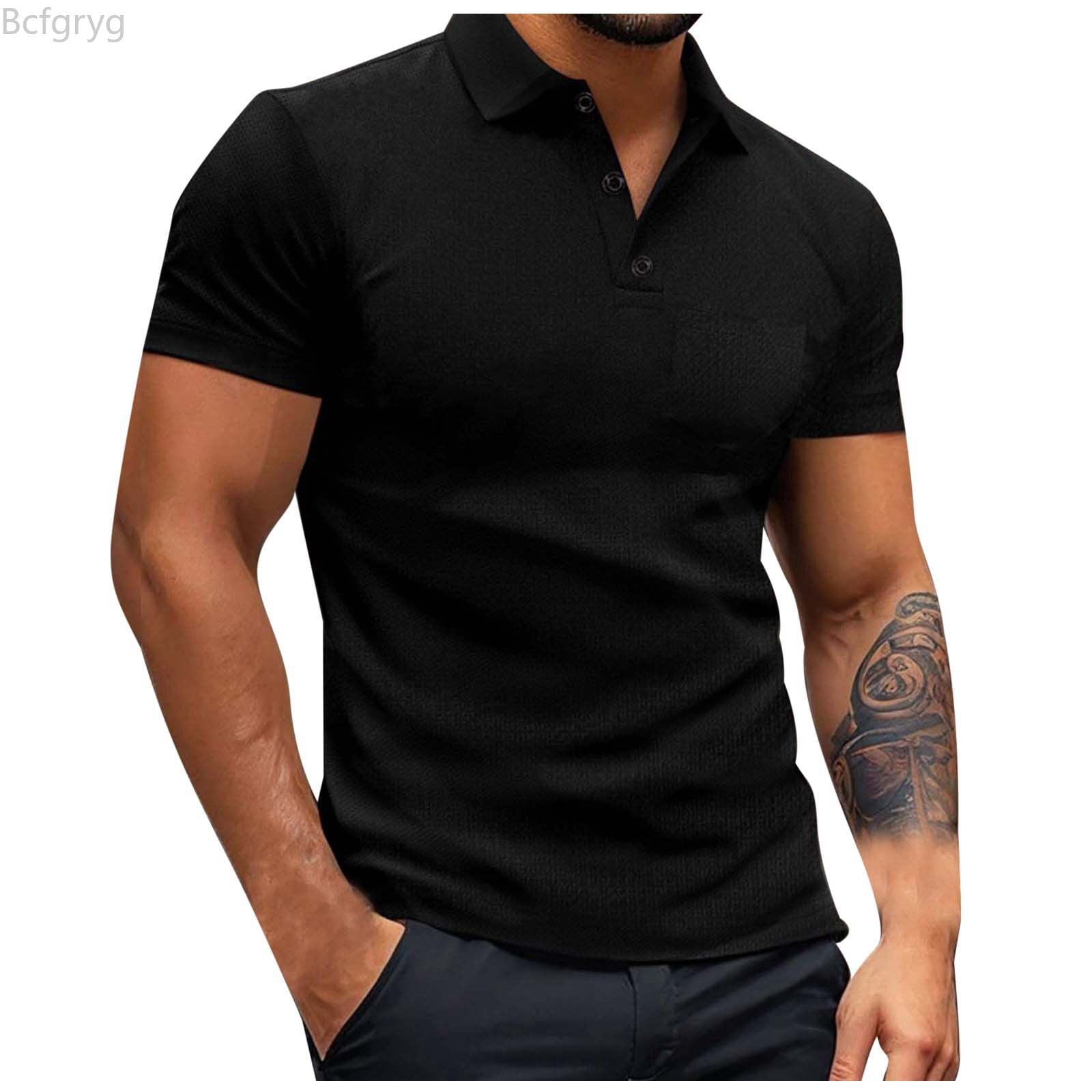 Bcfgryg Men's Shirt Summer New European Code Foreign Trade Fashion ...