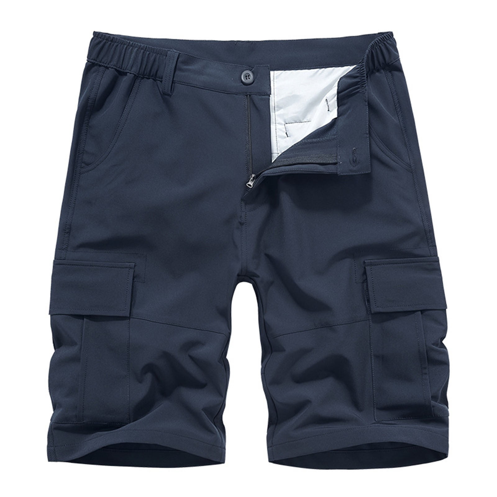 Bcfgryg Men's Slim Fit Stretch Denim Shorts Ripped Skinny Jean Shorts ...