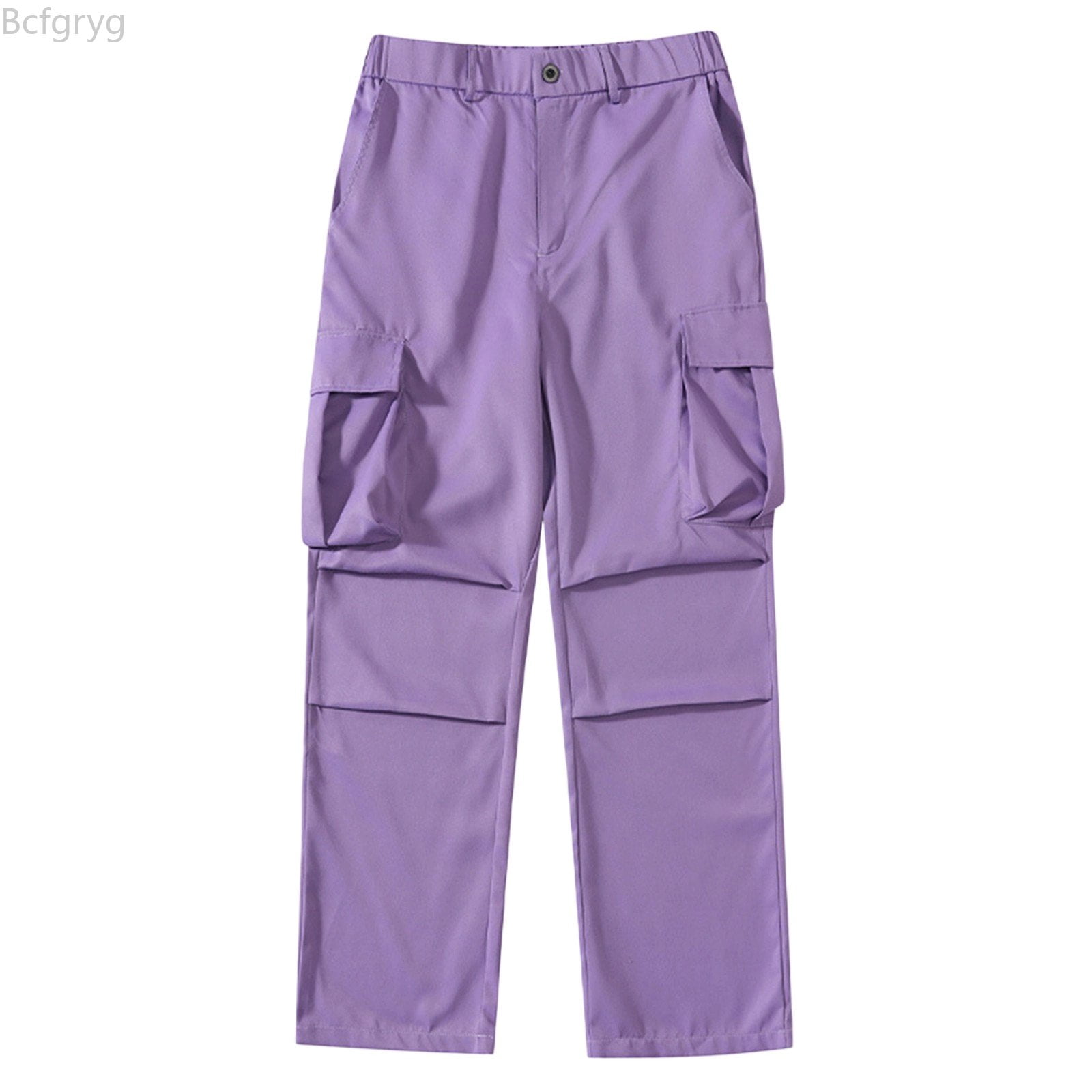 Bcfgryg Men's Solid Color Workwear Pants For Casual Sportswear In ...