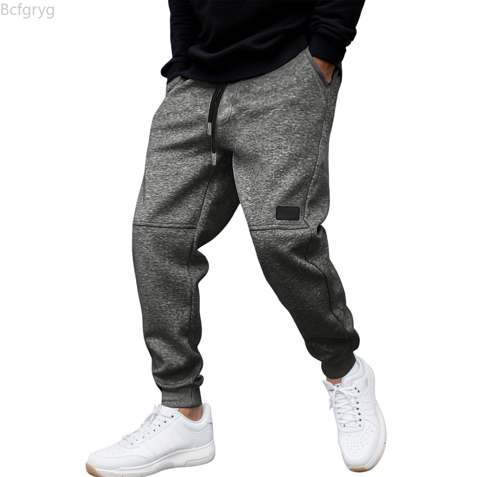 Bcfgryg Men's Solid Colour Outdoor Casual Sport Style Drawstring ...