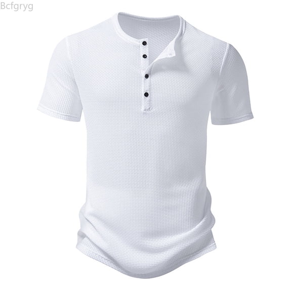 Bcfgryg Mens Spring PoIo Shirt Comfortable Slim Type Short Sleeves T ...