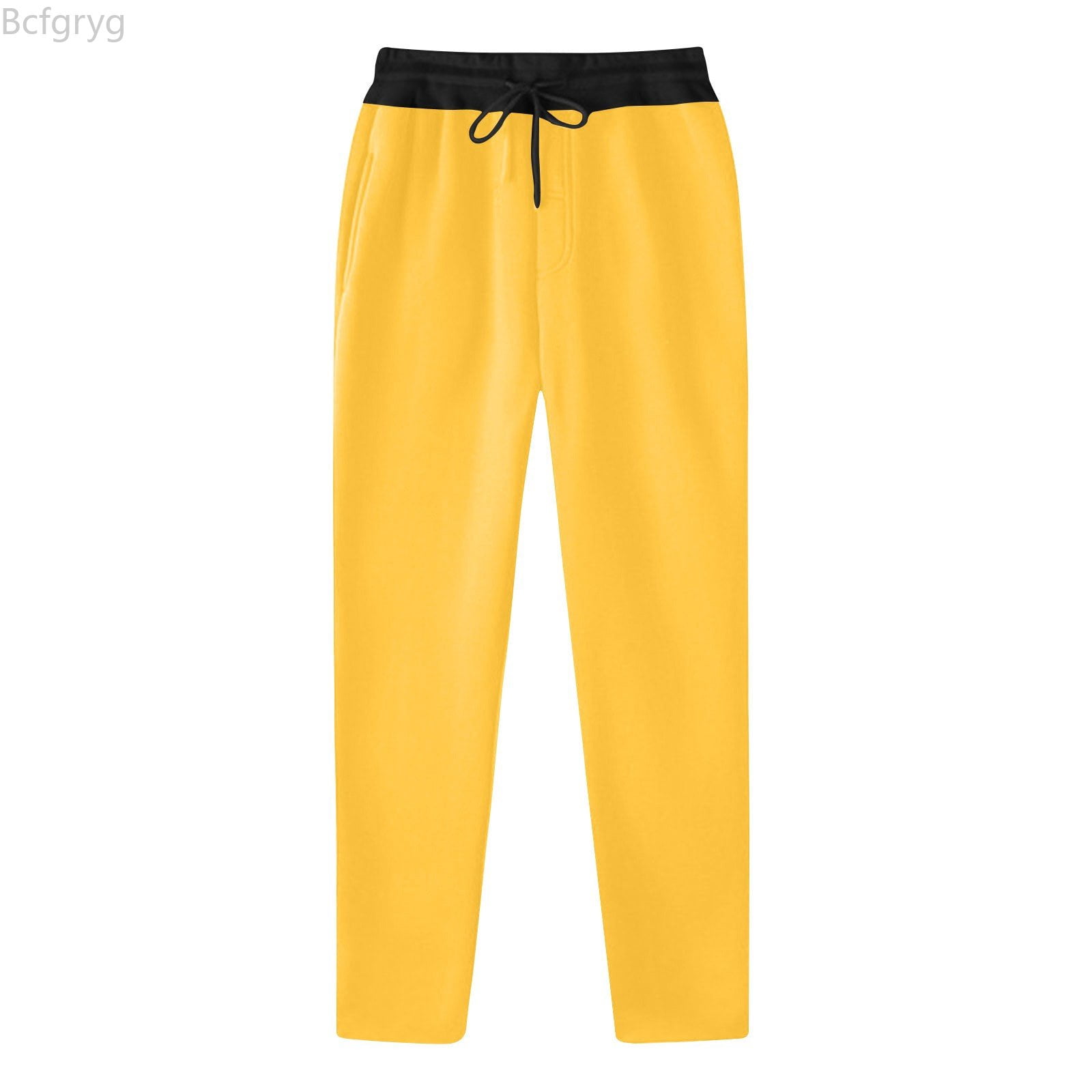 Bcfgryg Mens Sweatpants Open Elastic Bottom Baggy Joggers Fleece Loose ...