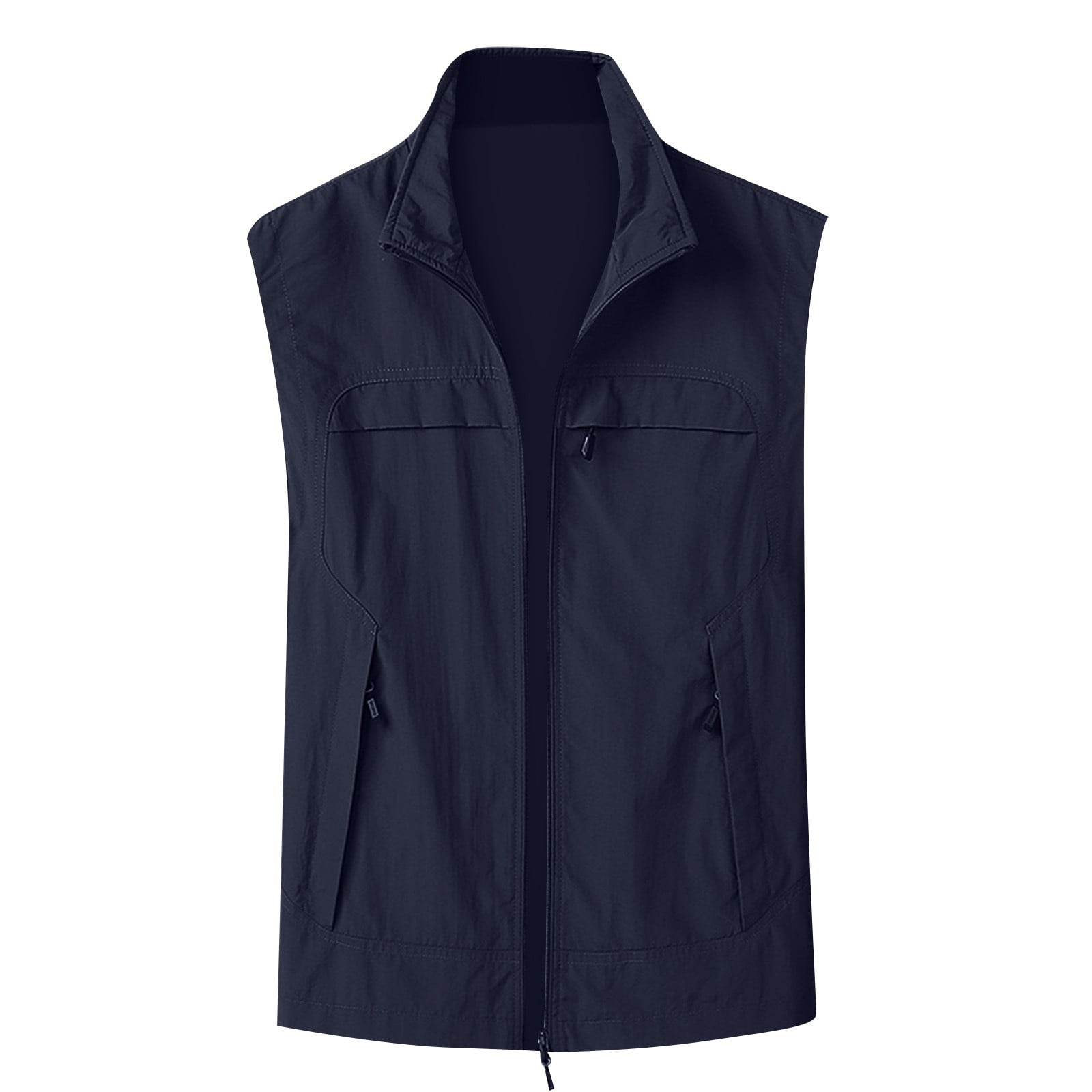 Bcfgryg Mens Vest New Casual Quilted Vests For Autumn And Winter Solid ...