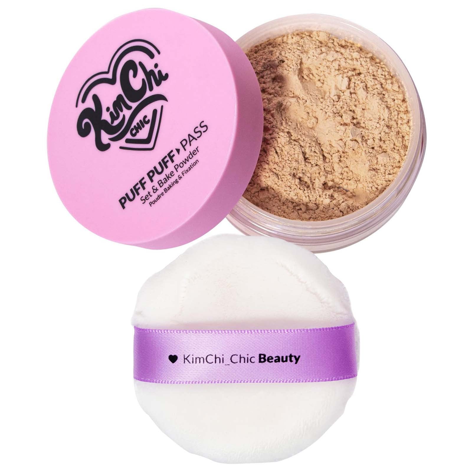 Bcfsvew Kimchi Chic Beauty Puff Puff Pass Set and Bake Powder Loose ...