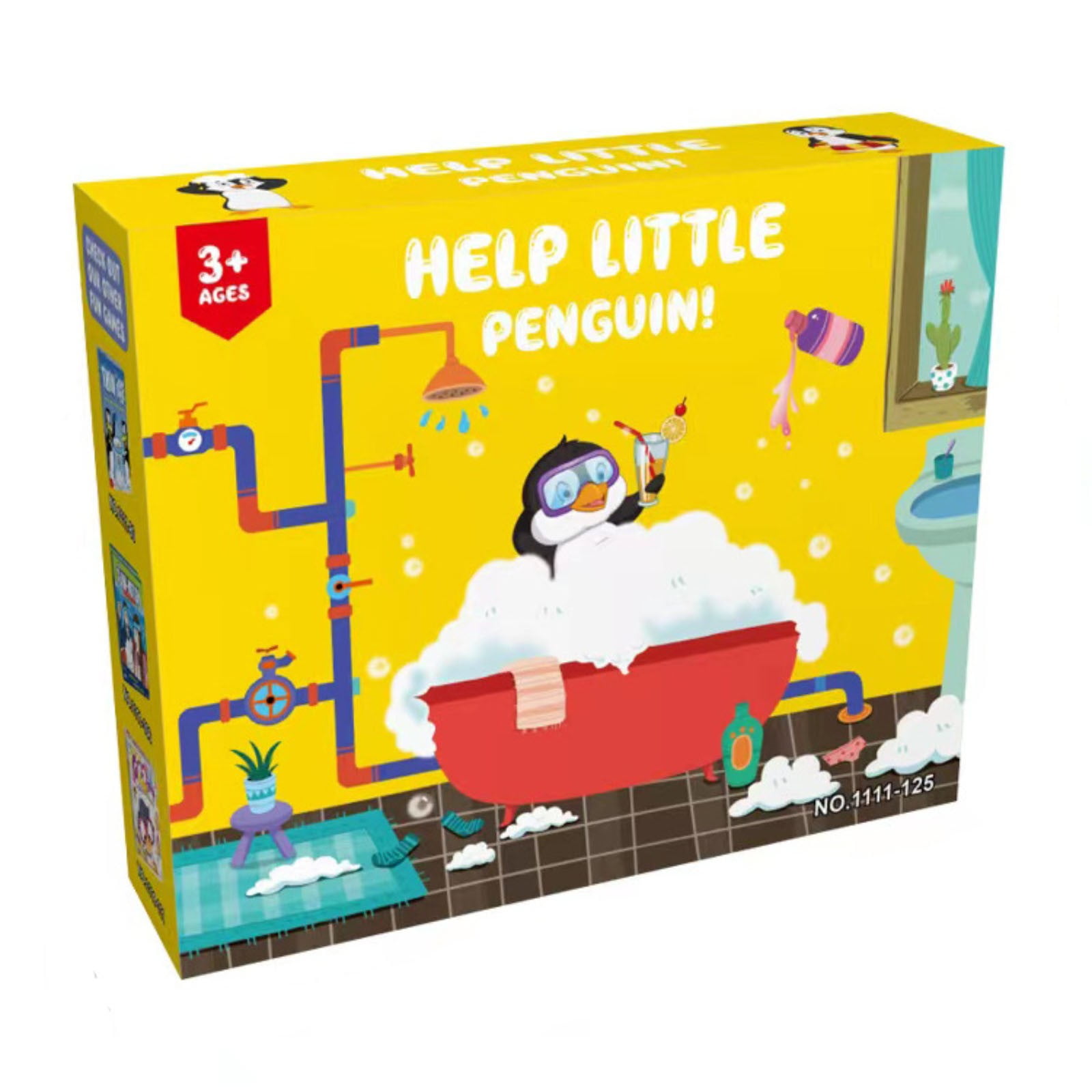 Bcfsvew Penguin Pipe Puzzle Creative Water Pipe Connecting Game for ...