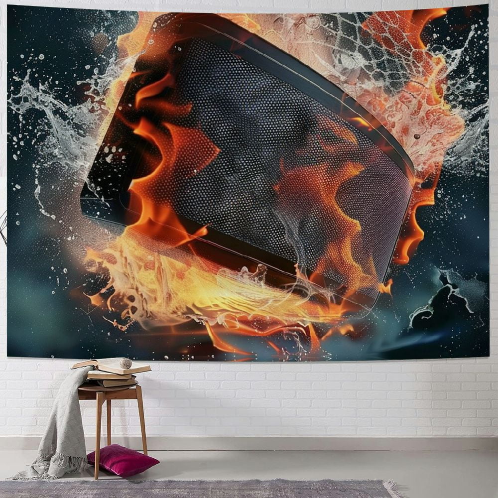 Bciig Futuristic Digital Art Tapestry Wall Hanging Unique Style Home ...