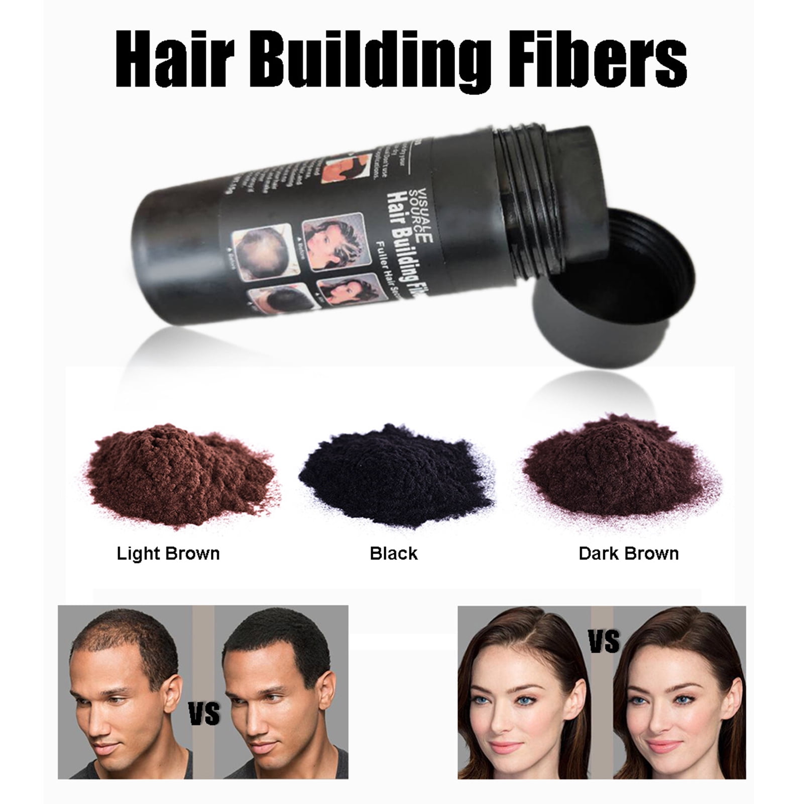 Bcloud 15g Hair Building Fiber Quick Effect Natural Ingredients ...