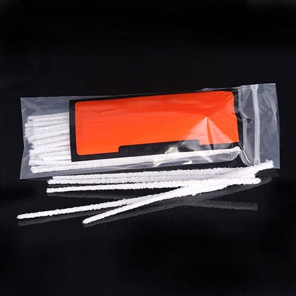Bcloud 50Pcs White Intensive Cotton Pipe Cleaners Smoking/Tobacco Pipe ...