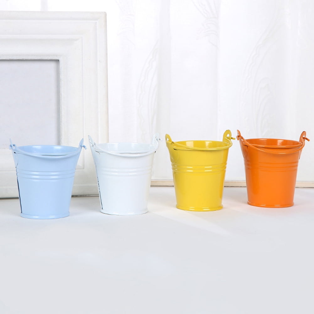 Bcloud Cute Mini Solid Color Pail Bucket Wedding Party Candy Favours ...