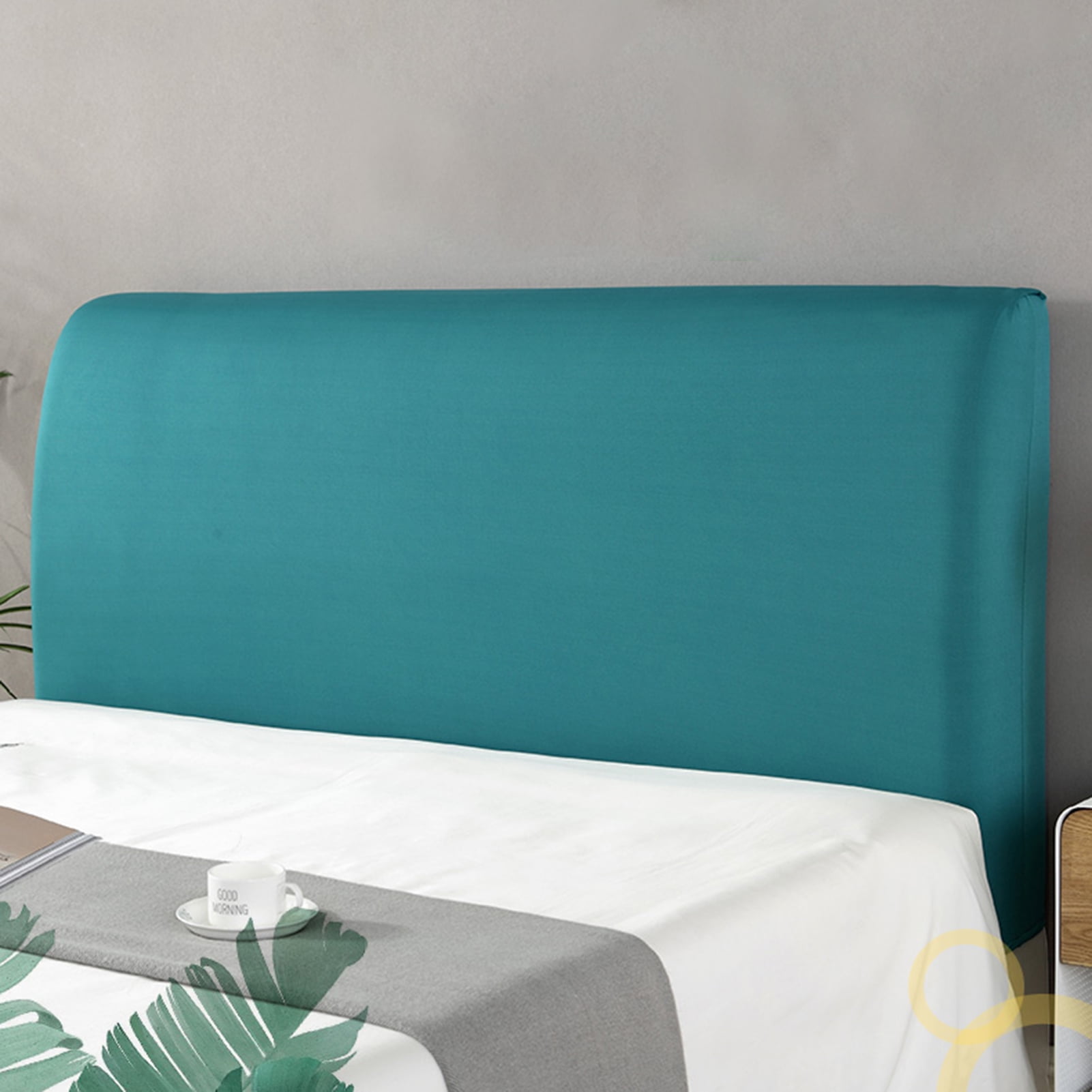 Bcloud Dust-proof Decorative Bed Head Cover High Elastic Polyester ...