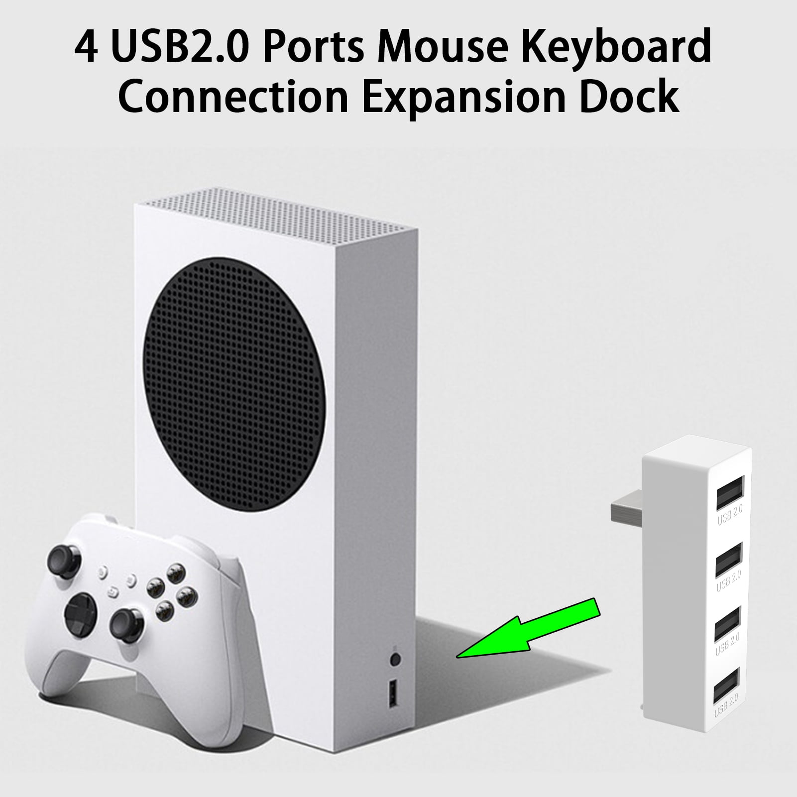 Bcloud Expansion Dock 4-in-1 No Latency Anti-interference 4 USB2.0 Game ...