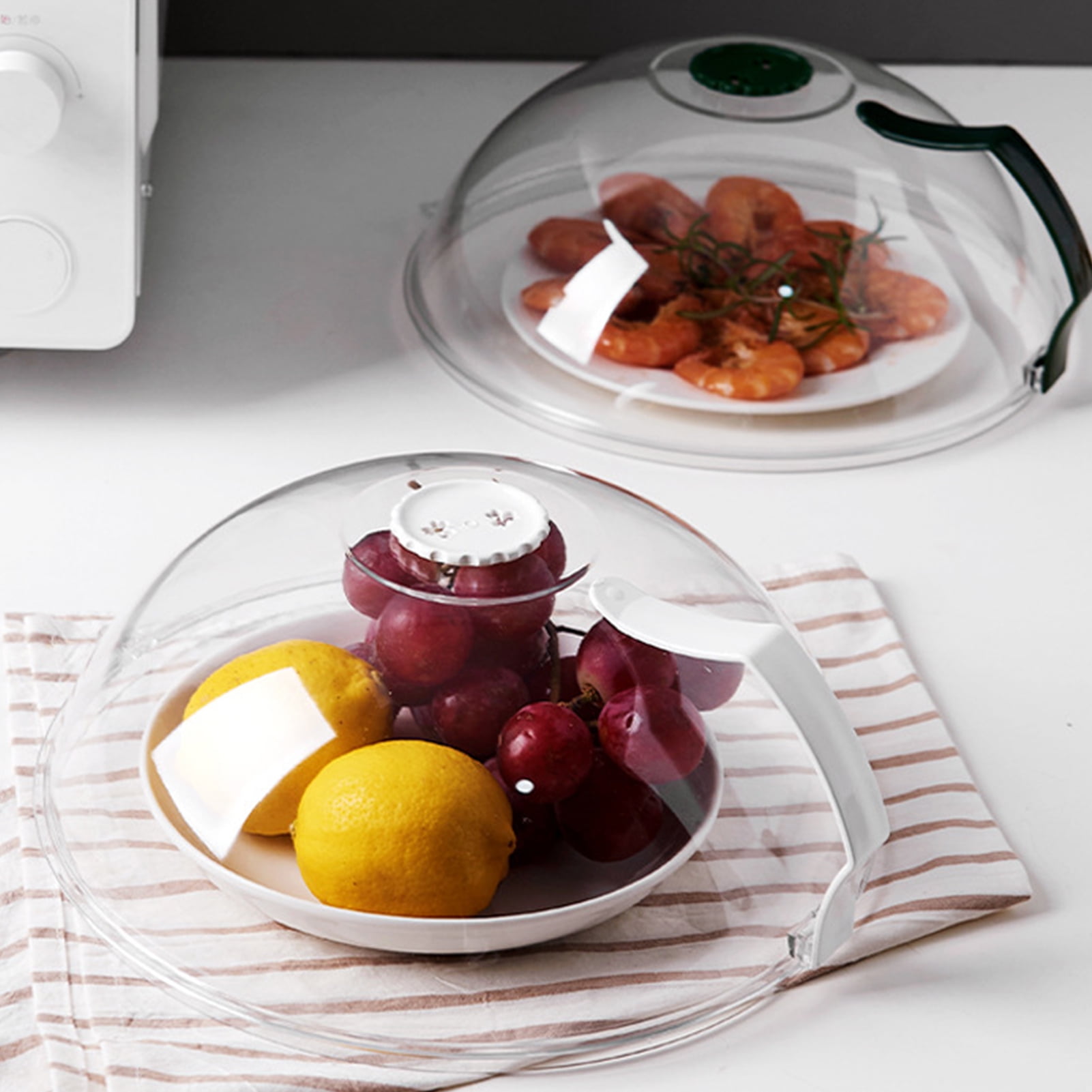 Bcloud Microwave Splatter Cover with Handle Steam Vents Food-grade ...