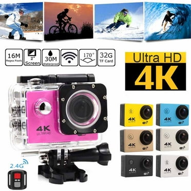 TechComm Voyager One 1080P Sports Action Wi-Fi Camera with CMOS Sensor ...