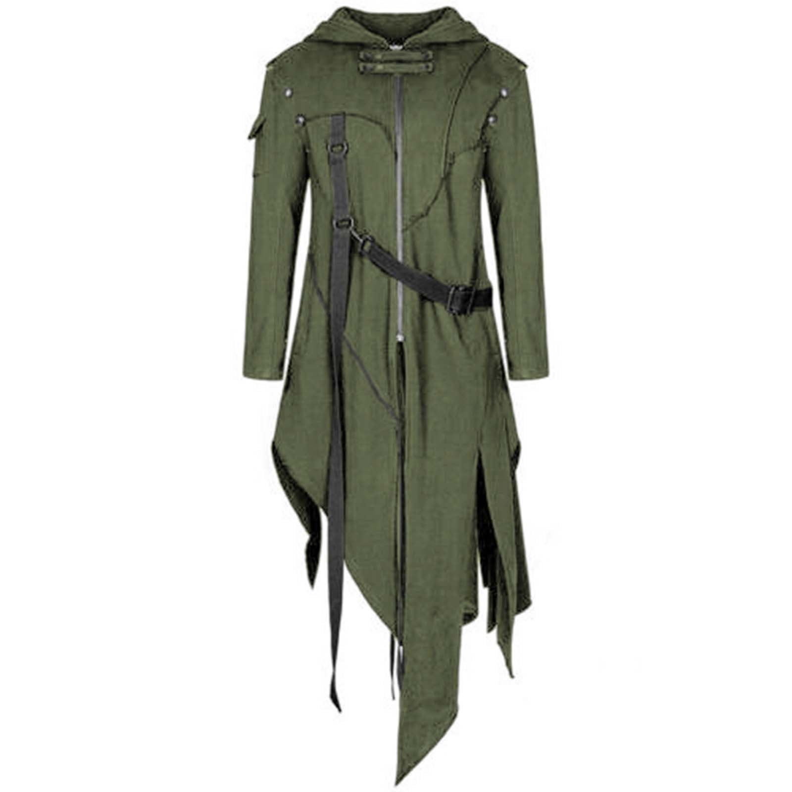 Bcresic Clearance Deals,Men's Vintage Zipper Up Asymmetrical Hoodie ...