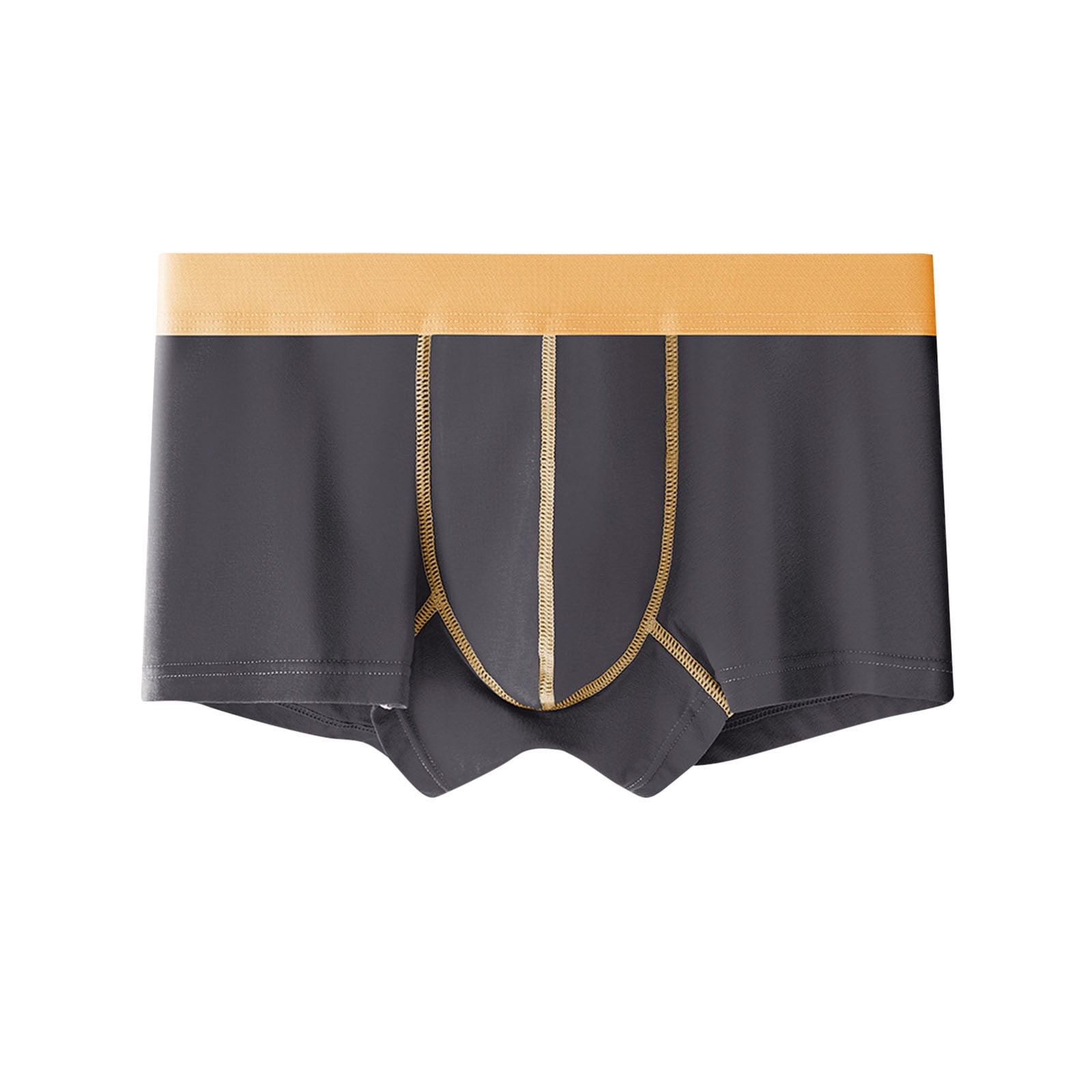 Bcresic Clearance Deals Mens Cotton Underwear Color Block Boxer Briefs ...