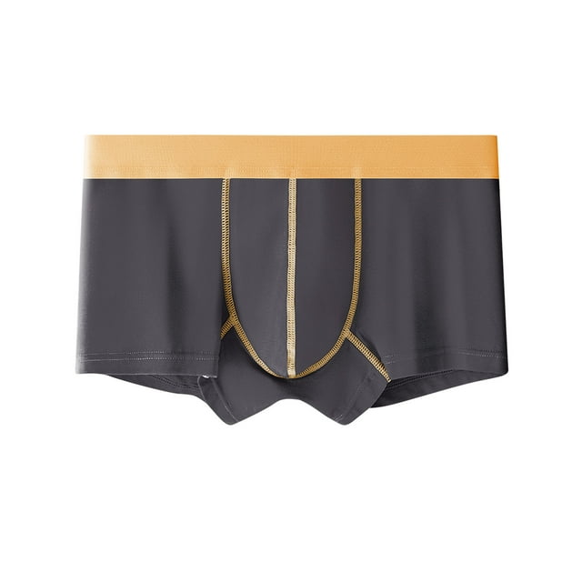 Bcresic Clearance Deals Mens Cotton Underwear Color Block Boxer Briefs ...