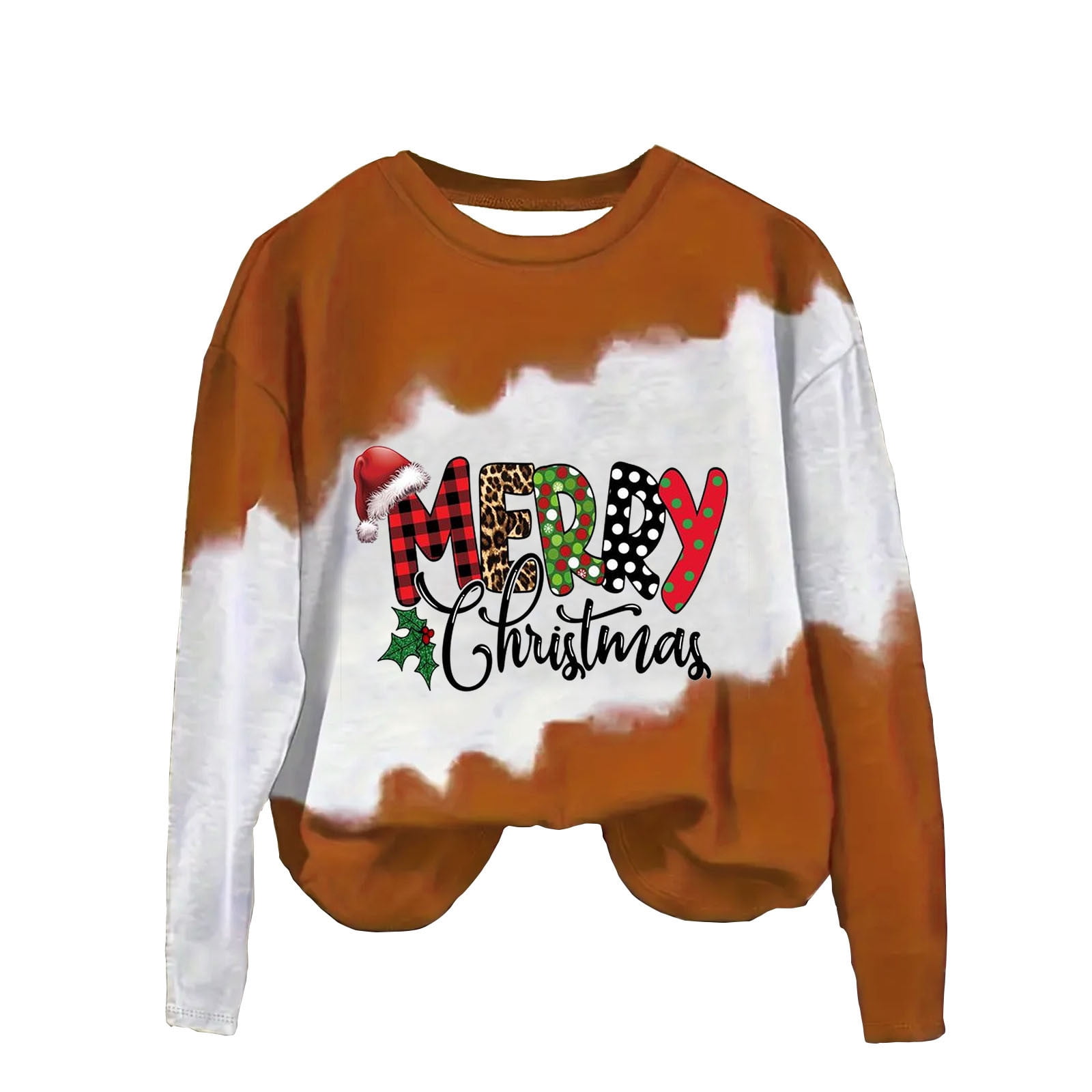 Bcresic Jesus Oversized Sweatshirts for Christmas Womens Funny Plaid ...